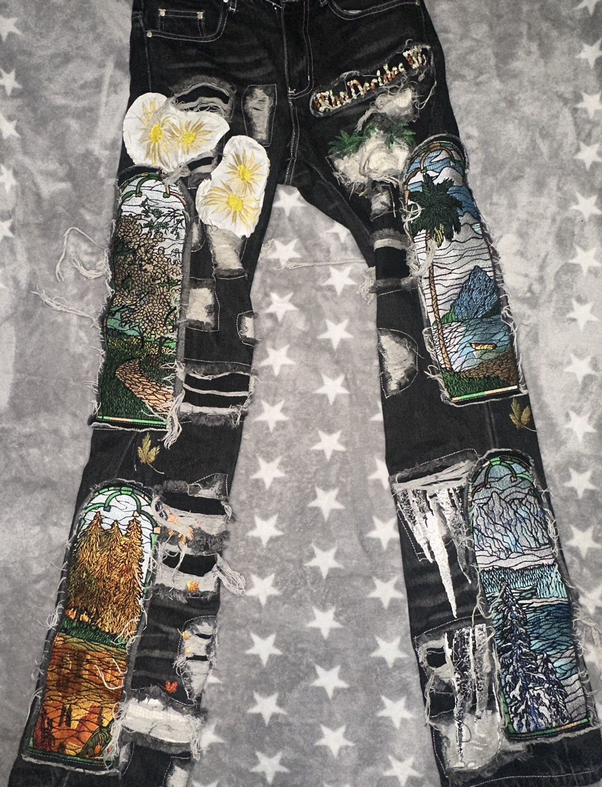 Streetwear MURDA BRAVO WHO DECIDES WAR JEANS🔥 | Grailed