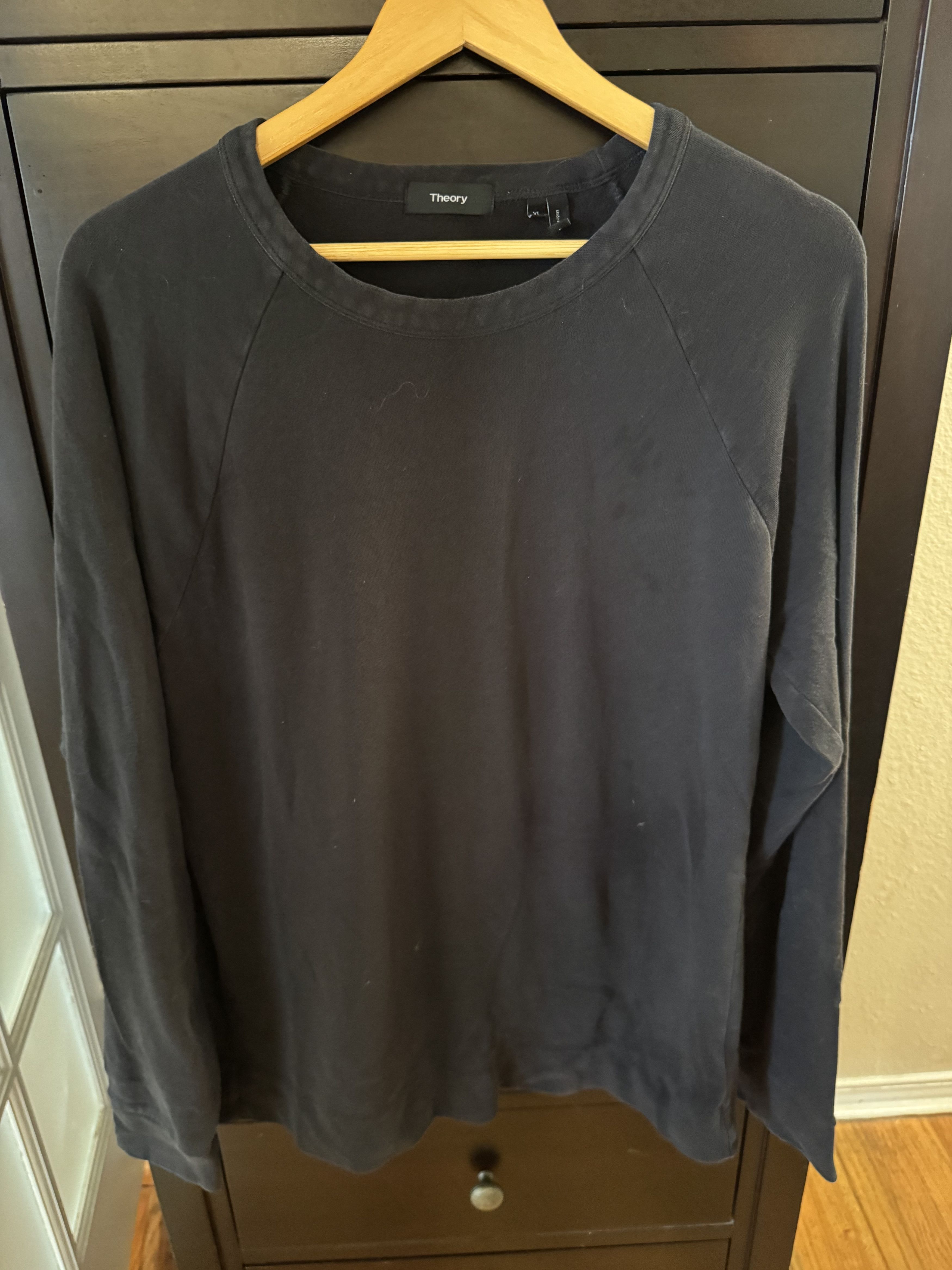 Theory Theory Black Long Sleeve T | Grailed