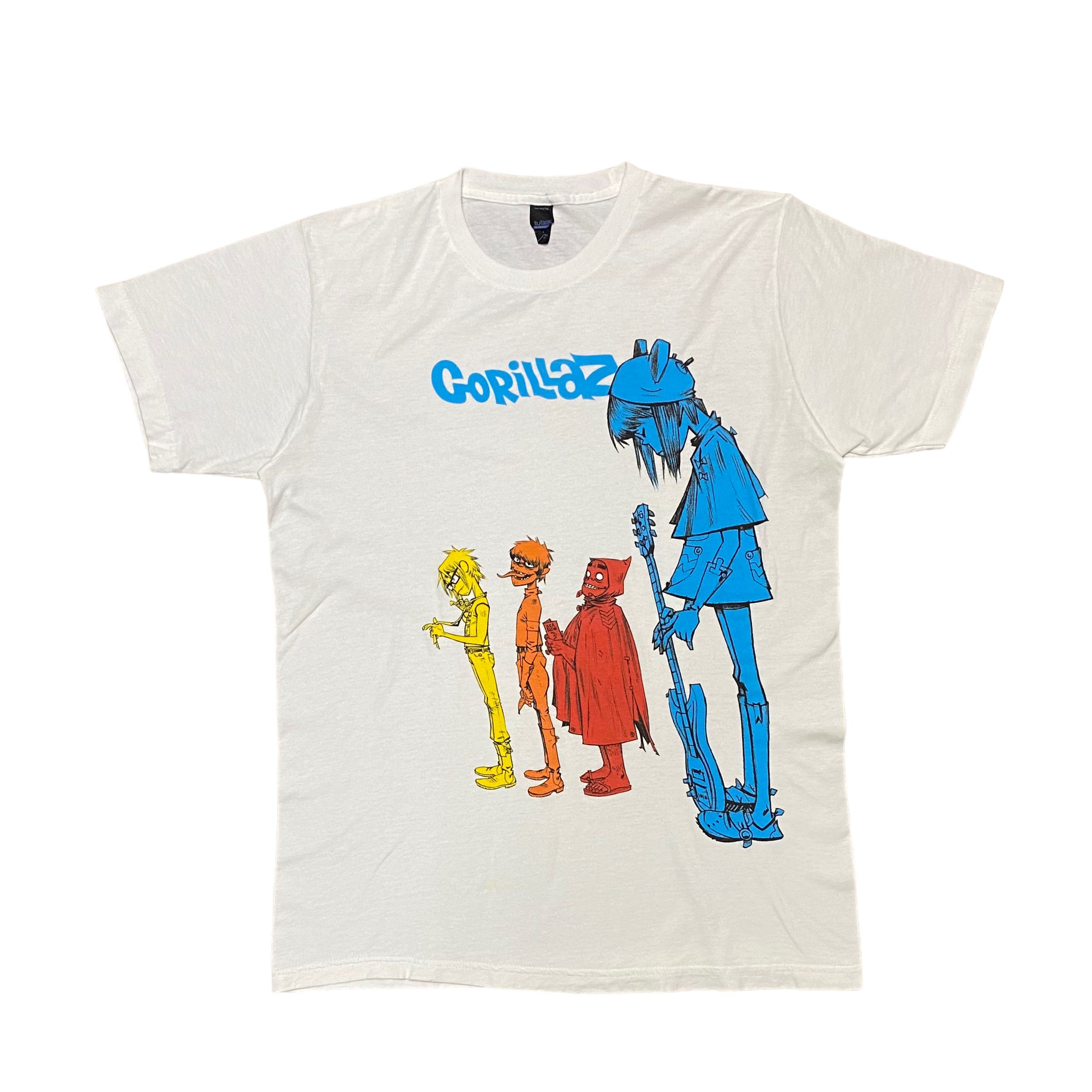 Band Tees × Vintage Vintage Gorillaz Line Up Tee | Grailed