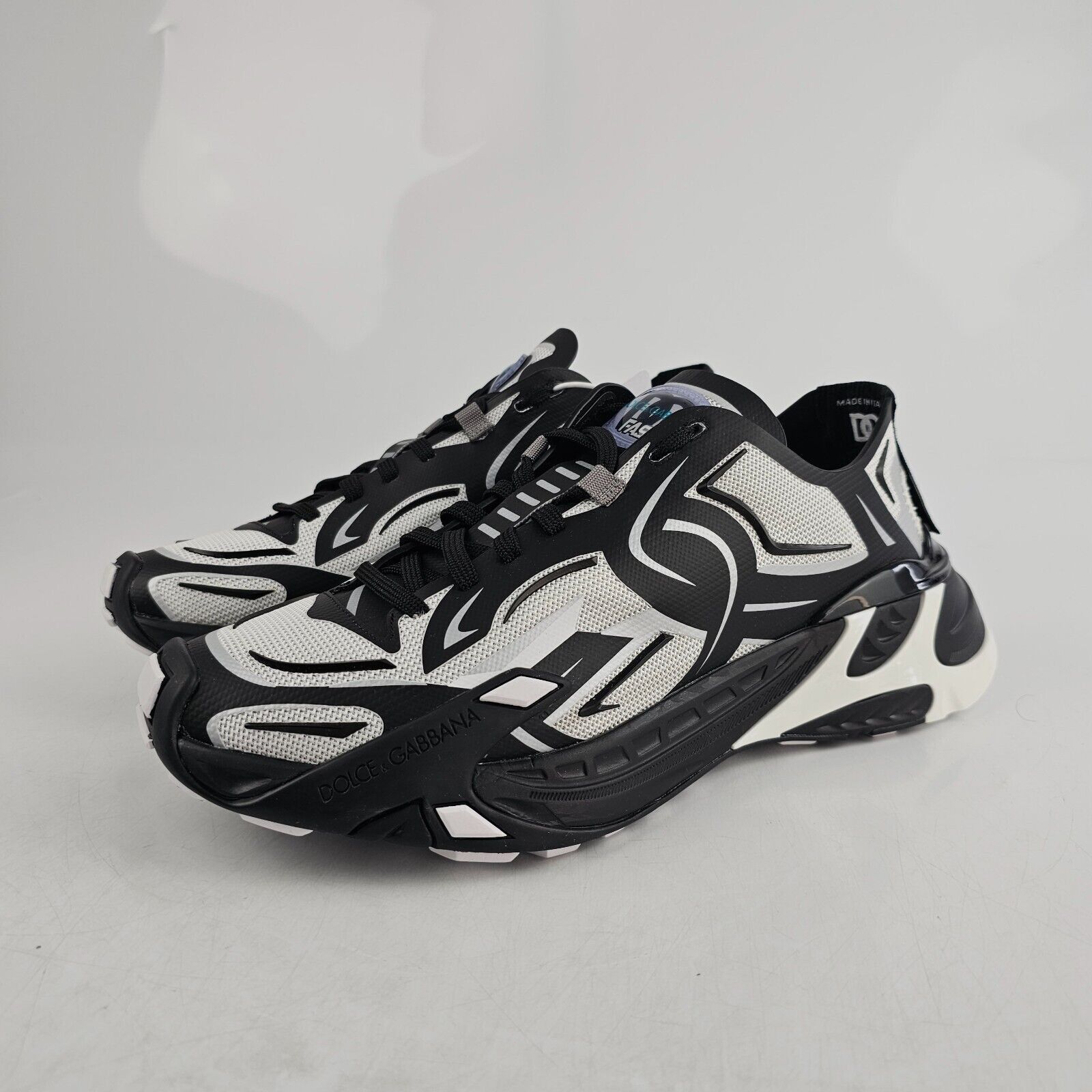 Dolce & Gabbana Dolce&Gabbana Fast Runner Black/White Sneakers New ...