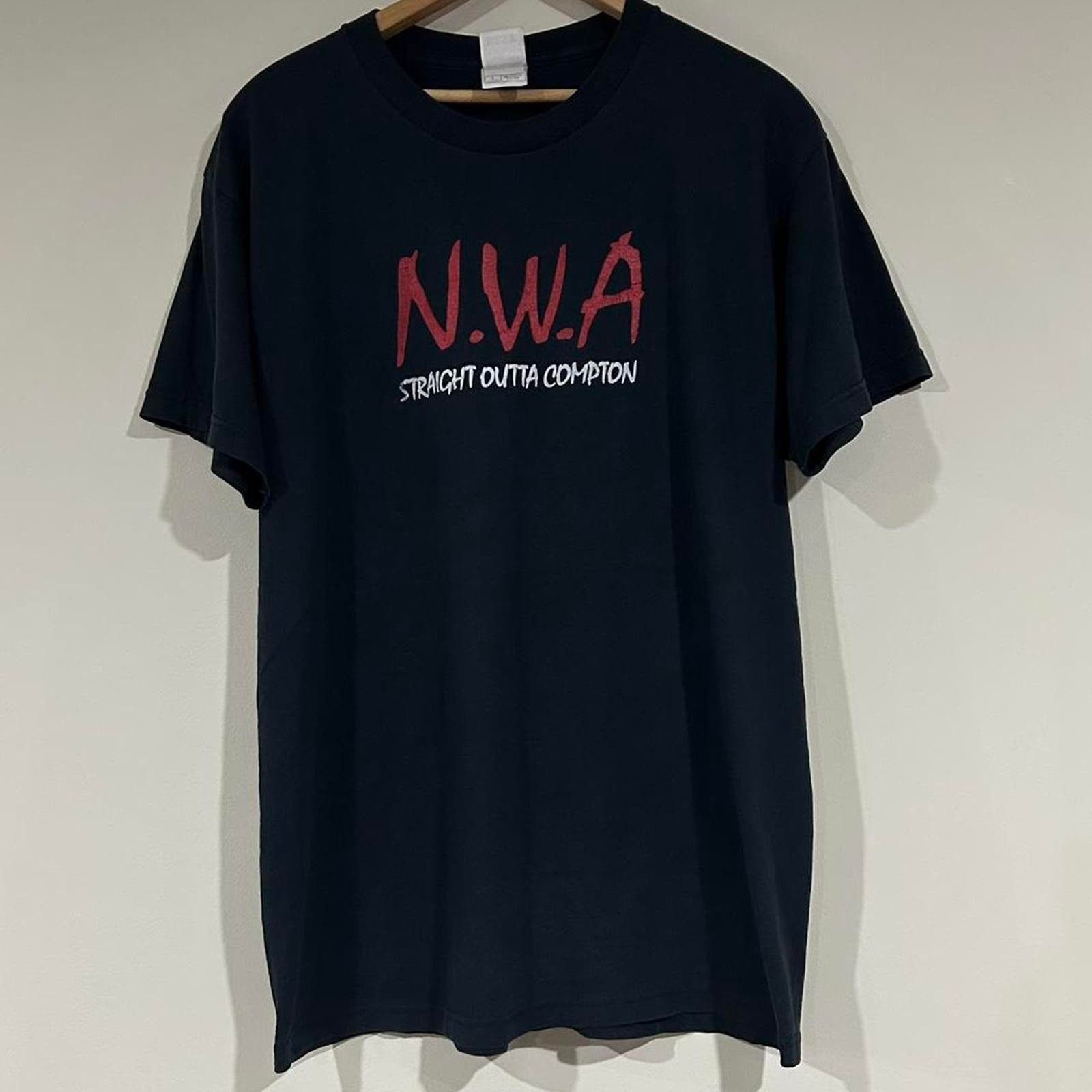 Fruit Of The Loom Vintage NWA Straight Outta Compton Rap Tee Shirt ...