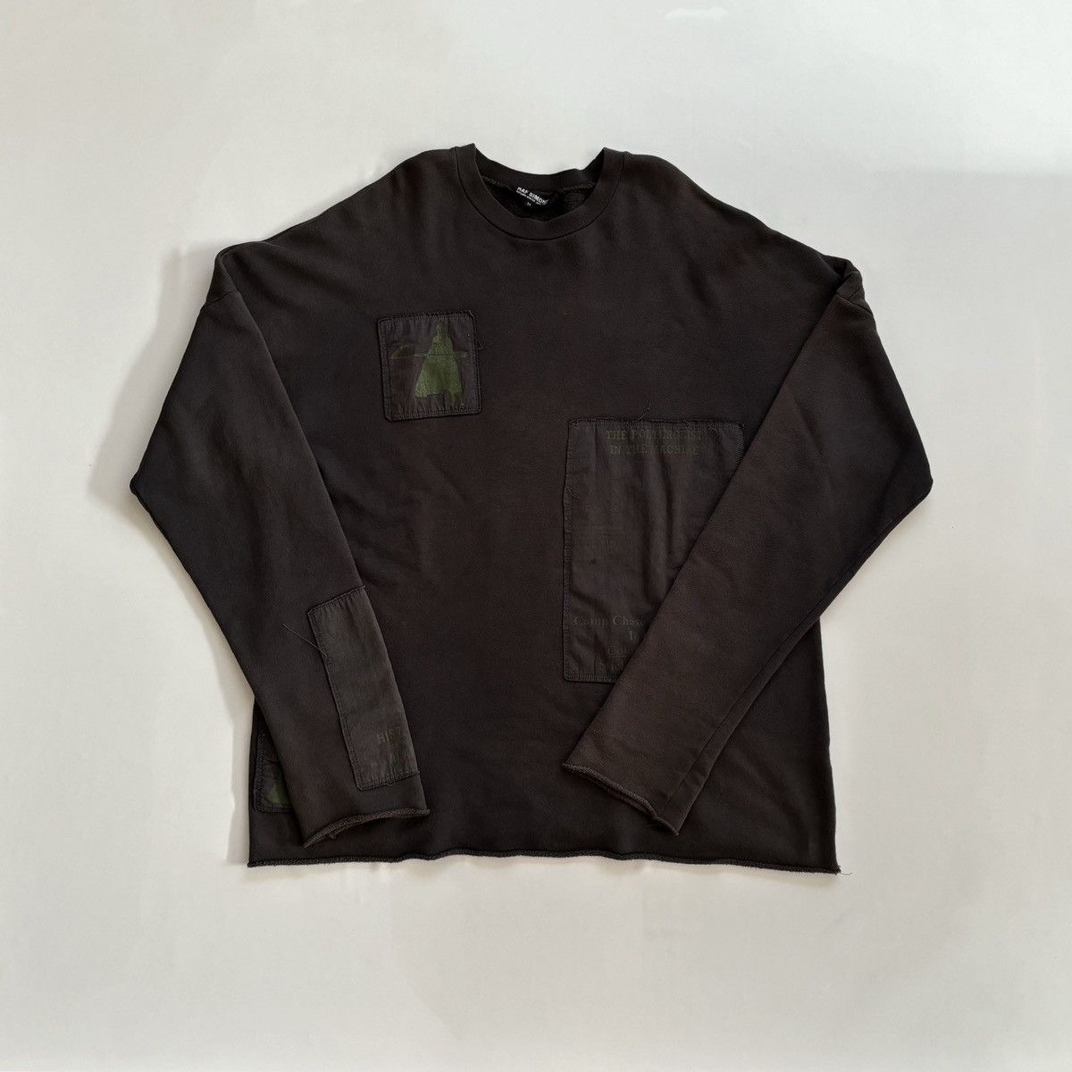 Raf Simons Raf Simons AW05 Poltergiest Patch Crewneck | Grailed