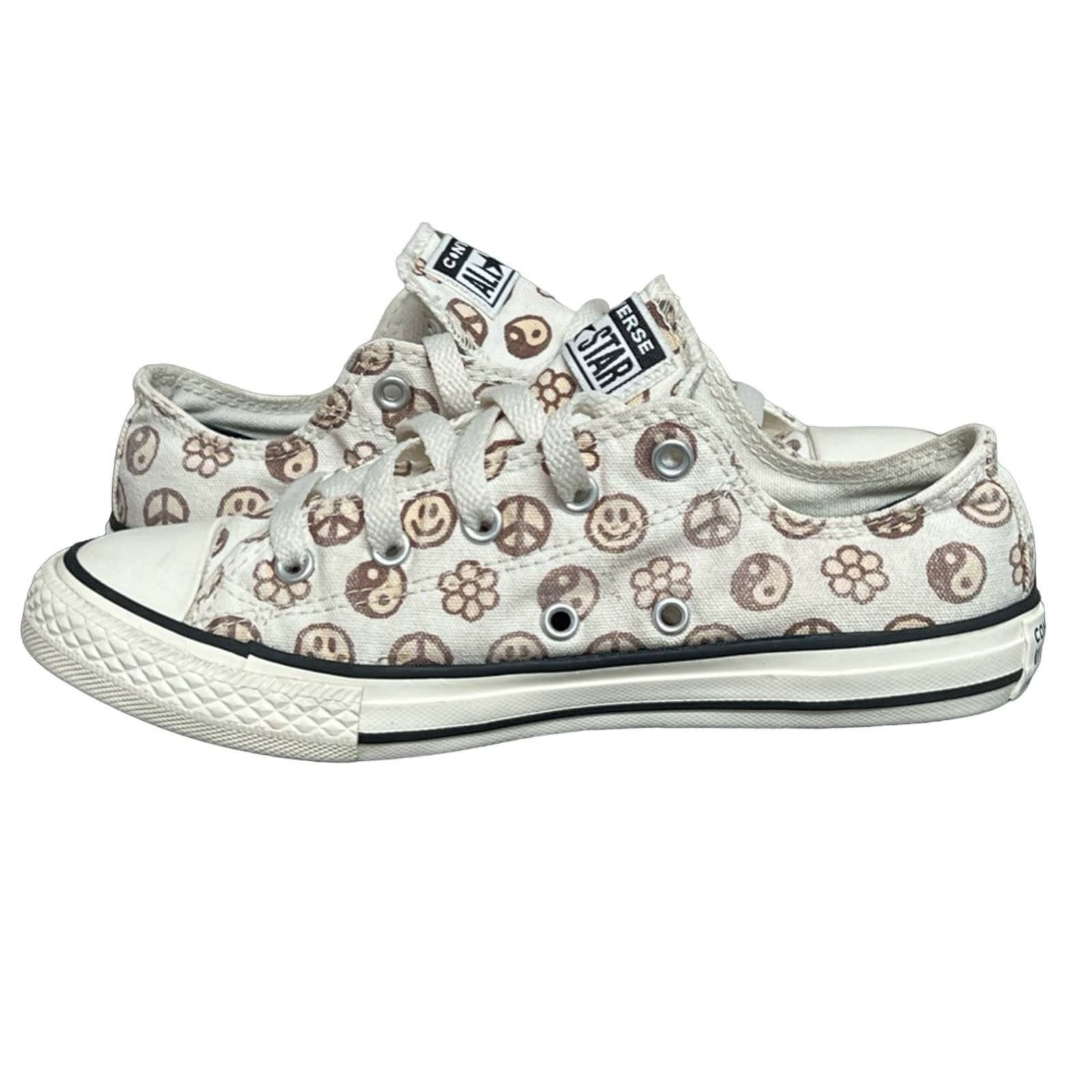 Converse CONVERSE CHUCK TAYLOR LOW CUSTOM SMILEYS YOUTH SZ 3 LIKE NEW ...