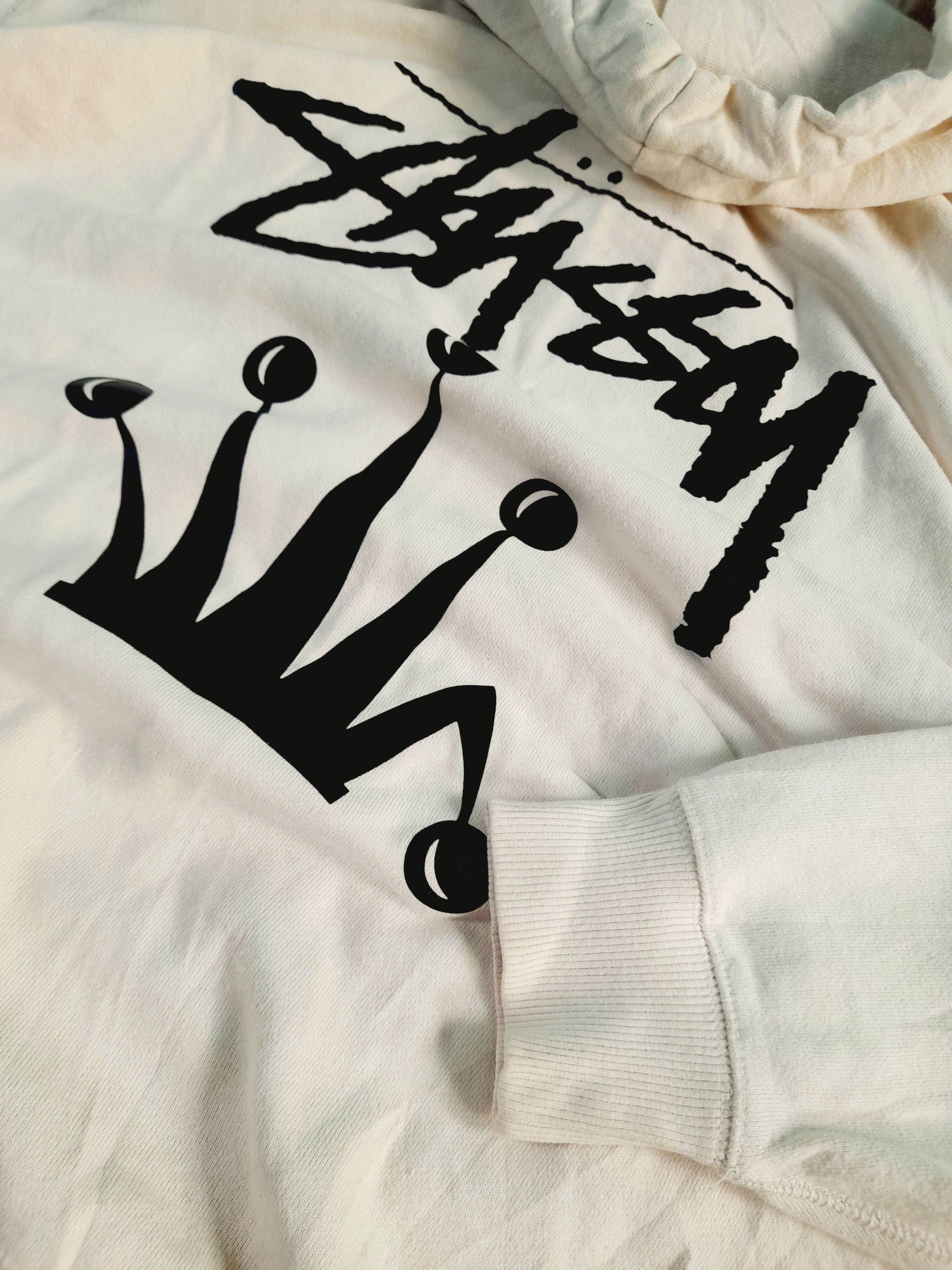 Stussy 💥rare💥 Stussy tribe front and back big logo sweathoodie | Grailed