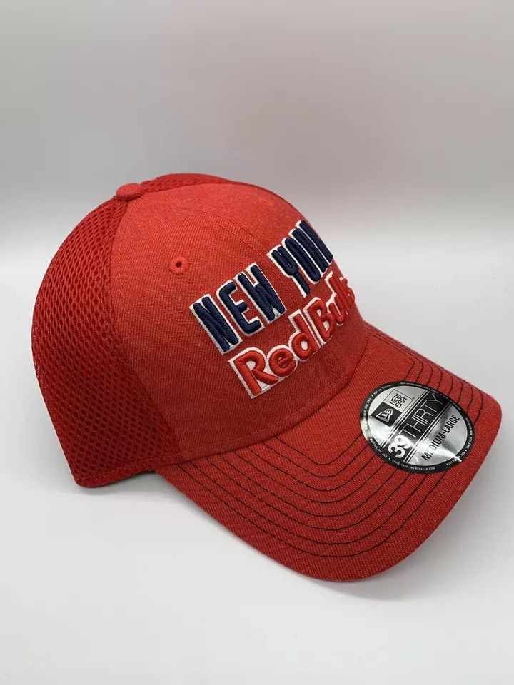 New Era × Red Bull New York Redbull M-L 39Thirty New Era Hat Stretch ...