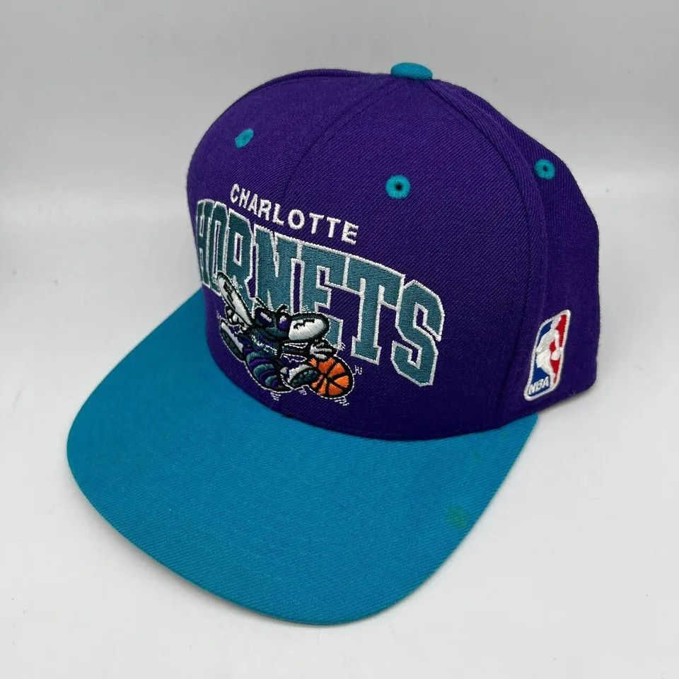 Mitchell & Ness Charlotte Hornets NBA Mitchell & Ness Hat Snapback Cap ...