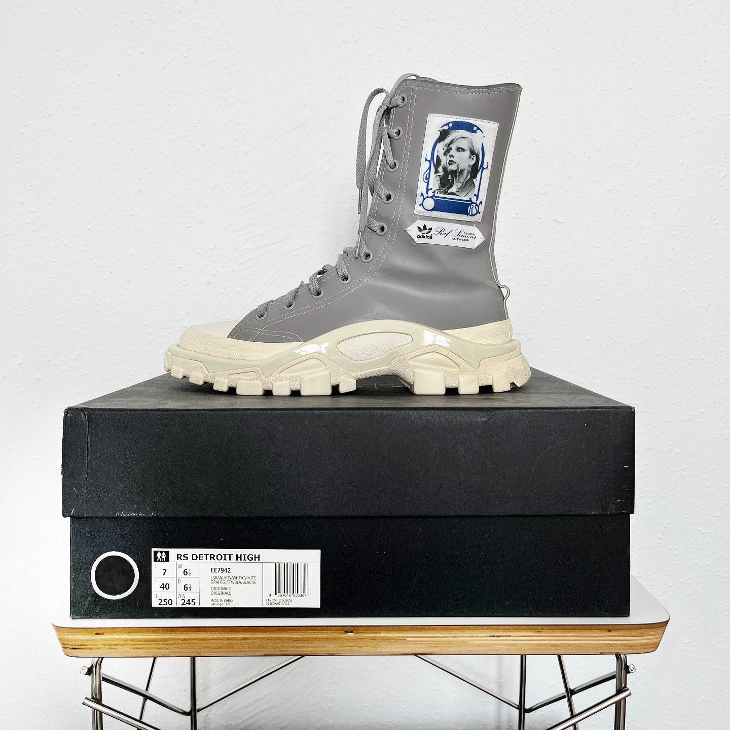 Raf Simons Raf Simons Detroit High (Gray/White) | Grailed