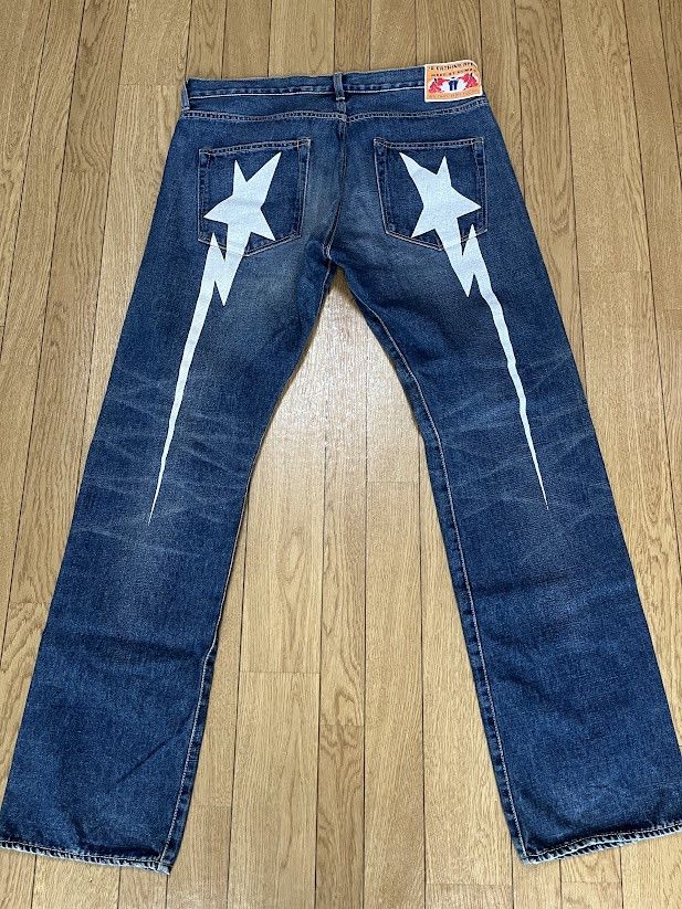 Bape OG Vintage NIGO BAPE bapesta big star denim pants ape rare | Grailed