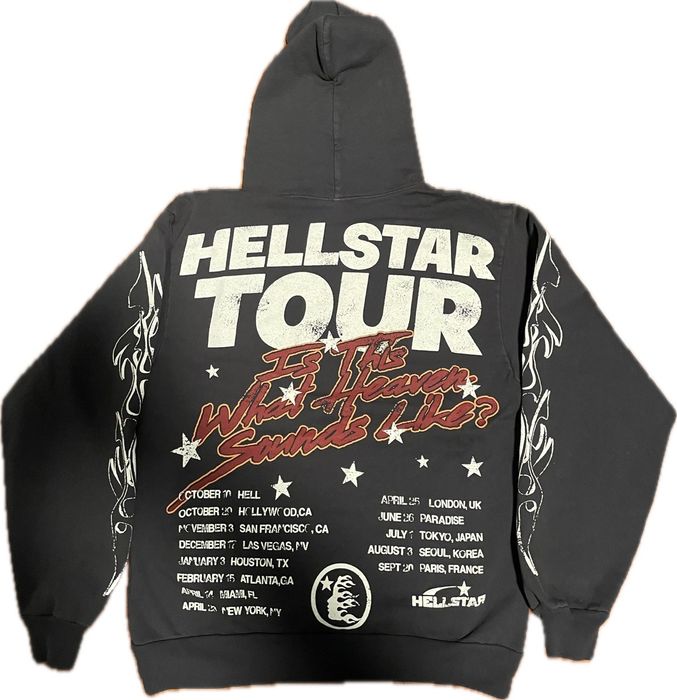 HELLSTAR Hellstar Records Tour Hoodie | Grailed
