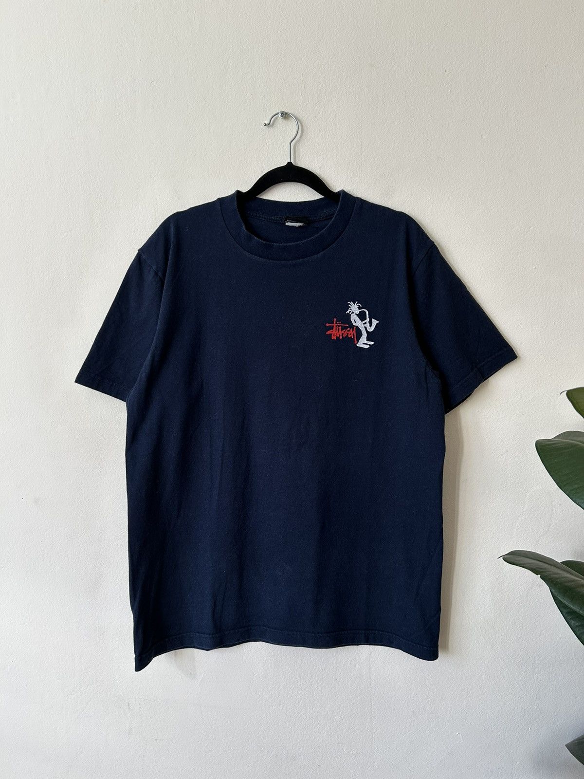 Vintage Stussy Jazz Man Outdoor Logo Tee Shirt - Tops Vintage Stussy Jazz Man Outdoor Logo Tee Shirt - Tops