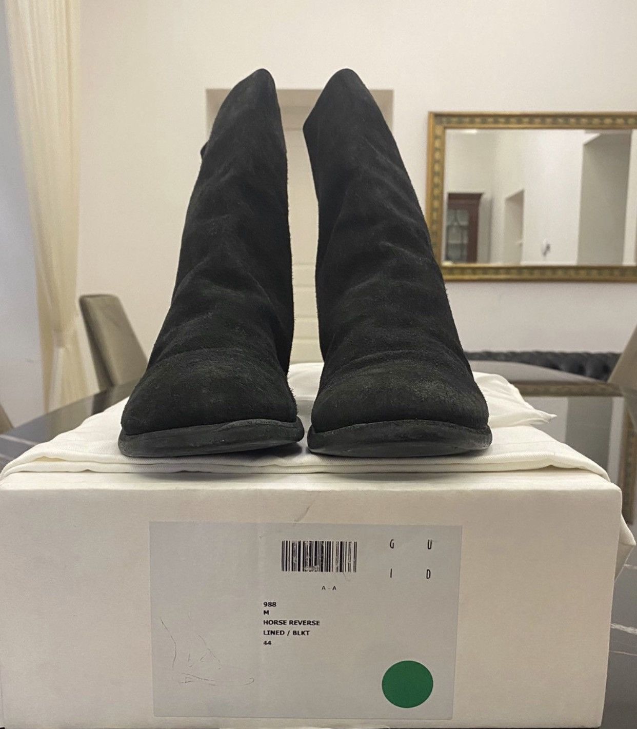 Guidi Guidi boots 988 black horse reverse | Grailed