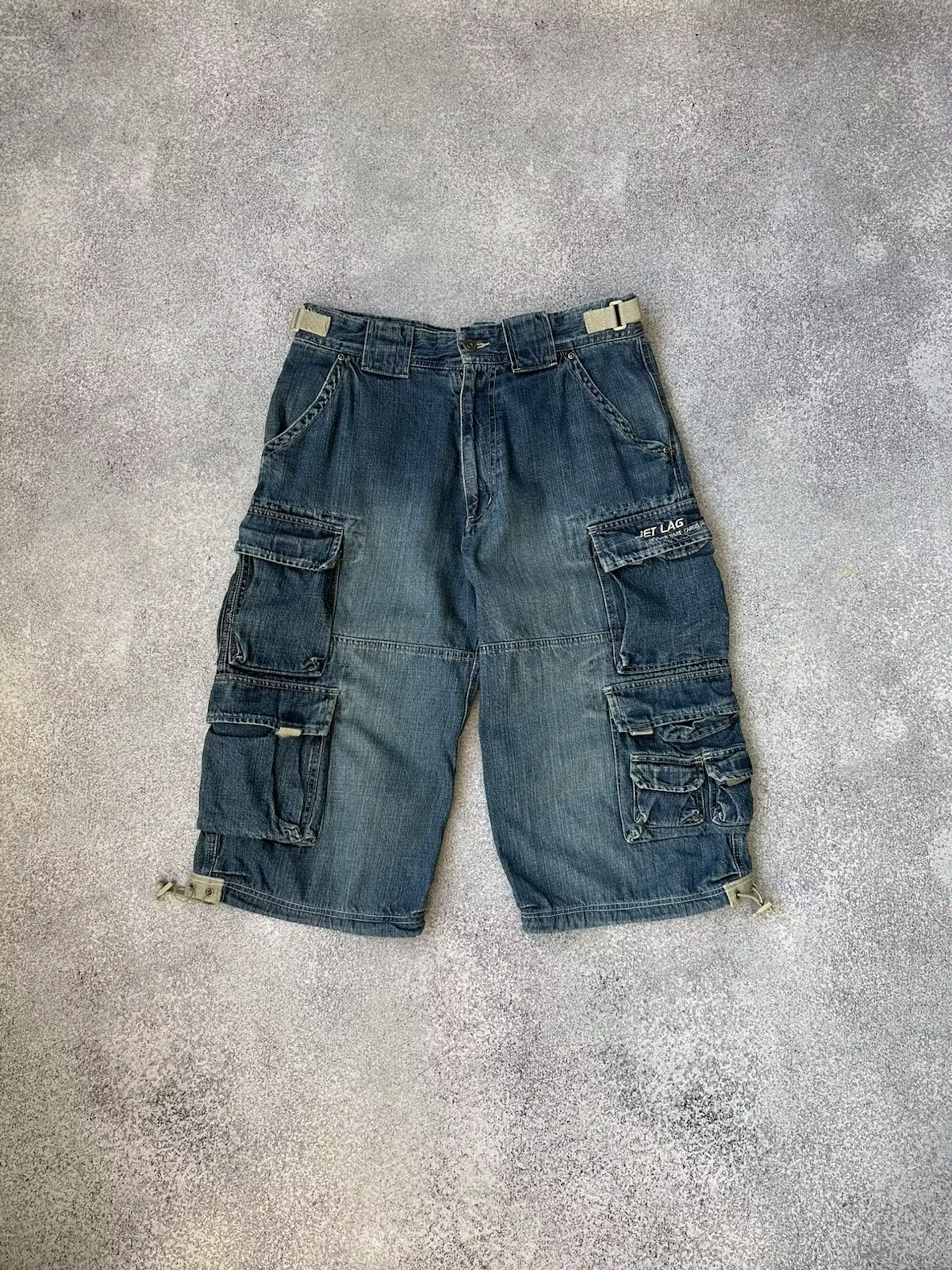 Vintage Vintage Jet Lag Y2K Japanese Cargo Shorts Denim | Grailed
