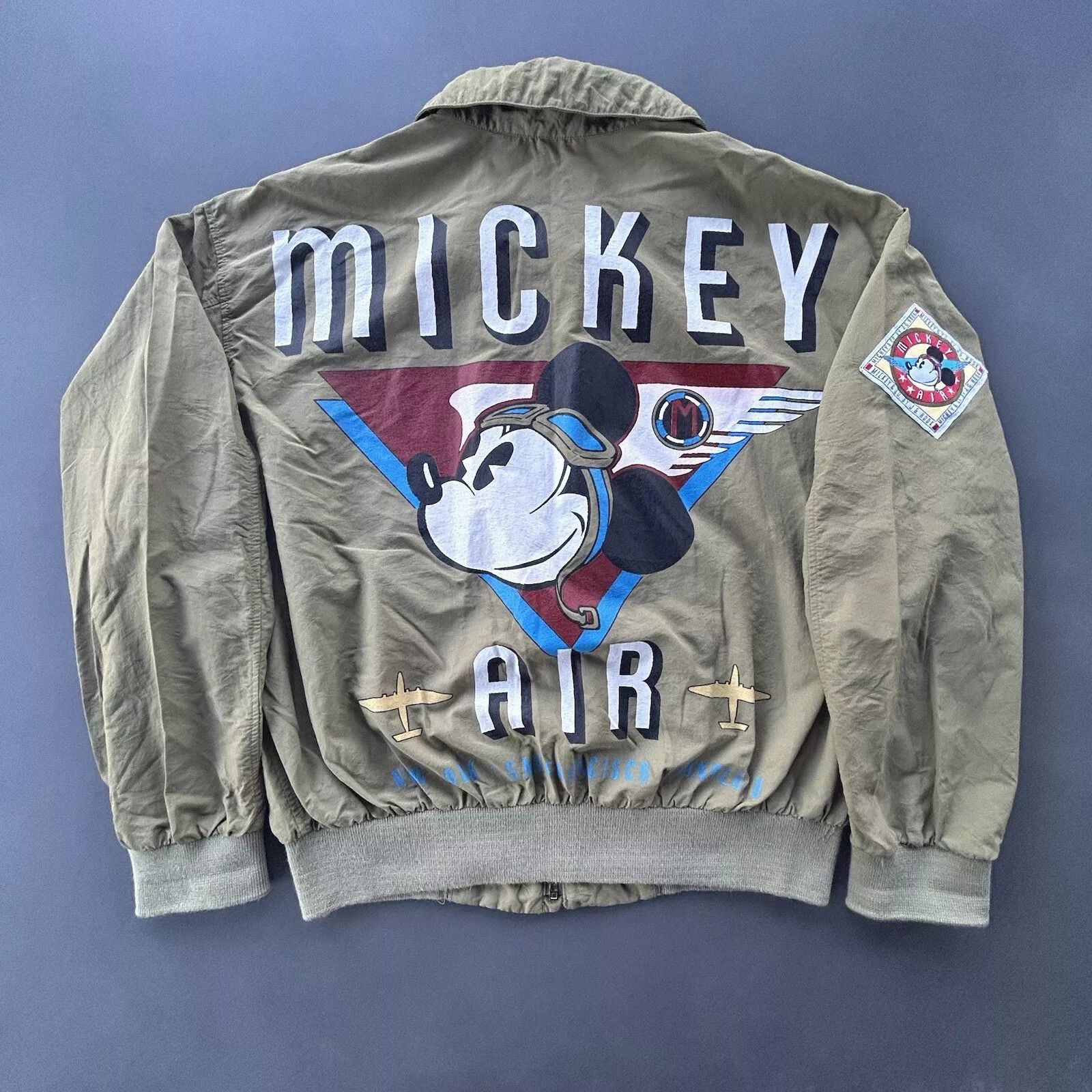 Mickey Mouse Vintage MICKEY MOUSE Bomber Jacket From The | Grailed