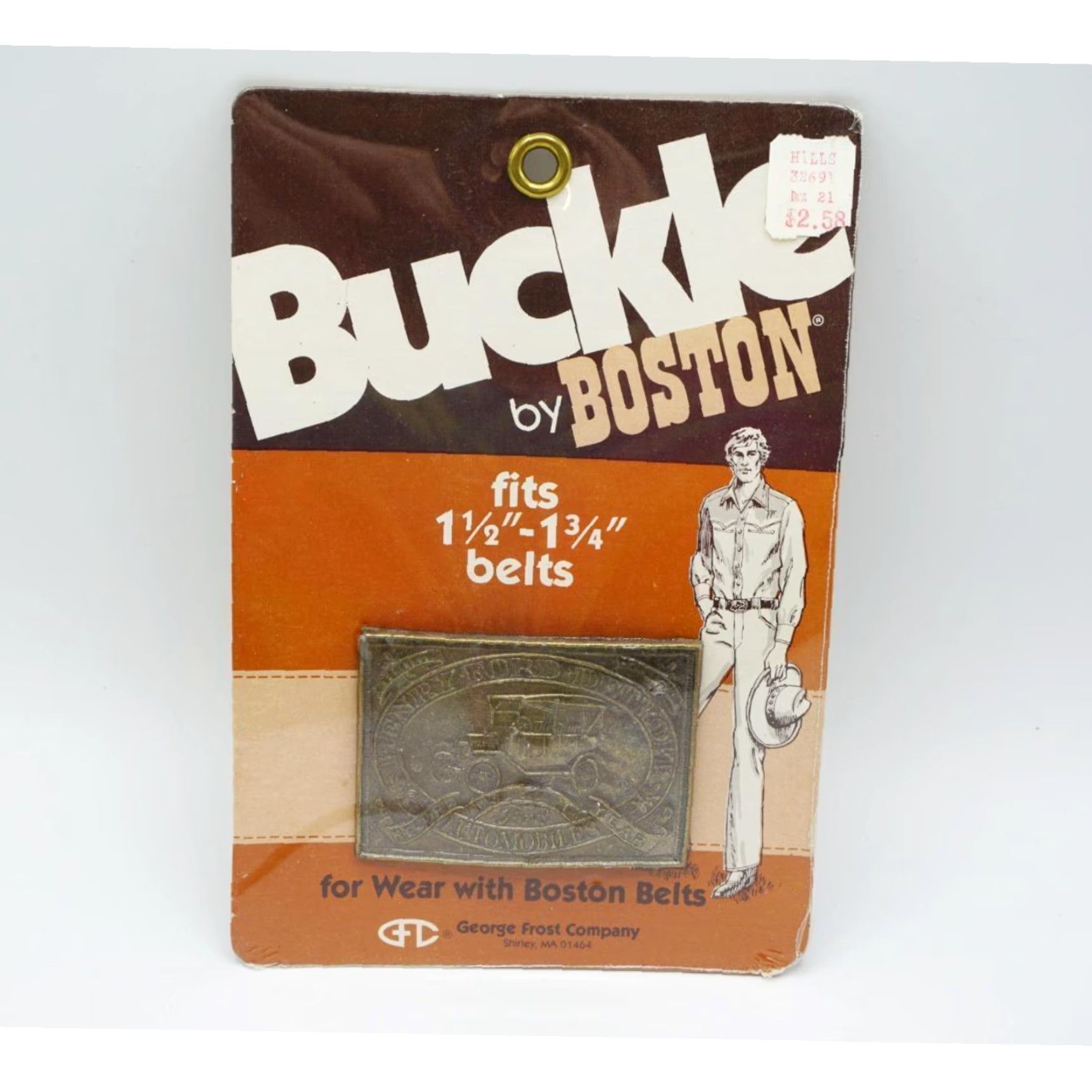 Buckle Authentic Vintage Boston Belts Henry Ford Model T Automobiles ...