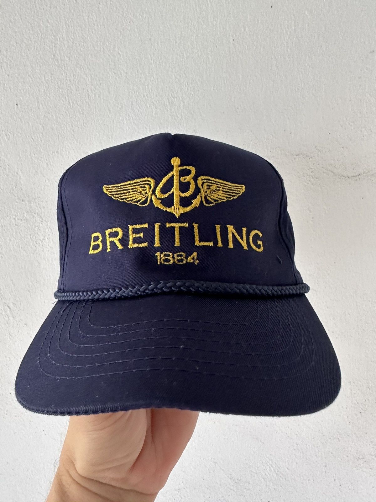 Breitling × Vintage Vintage 80s Breitling 1884 Cap Hat Racing | Grailed