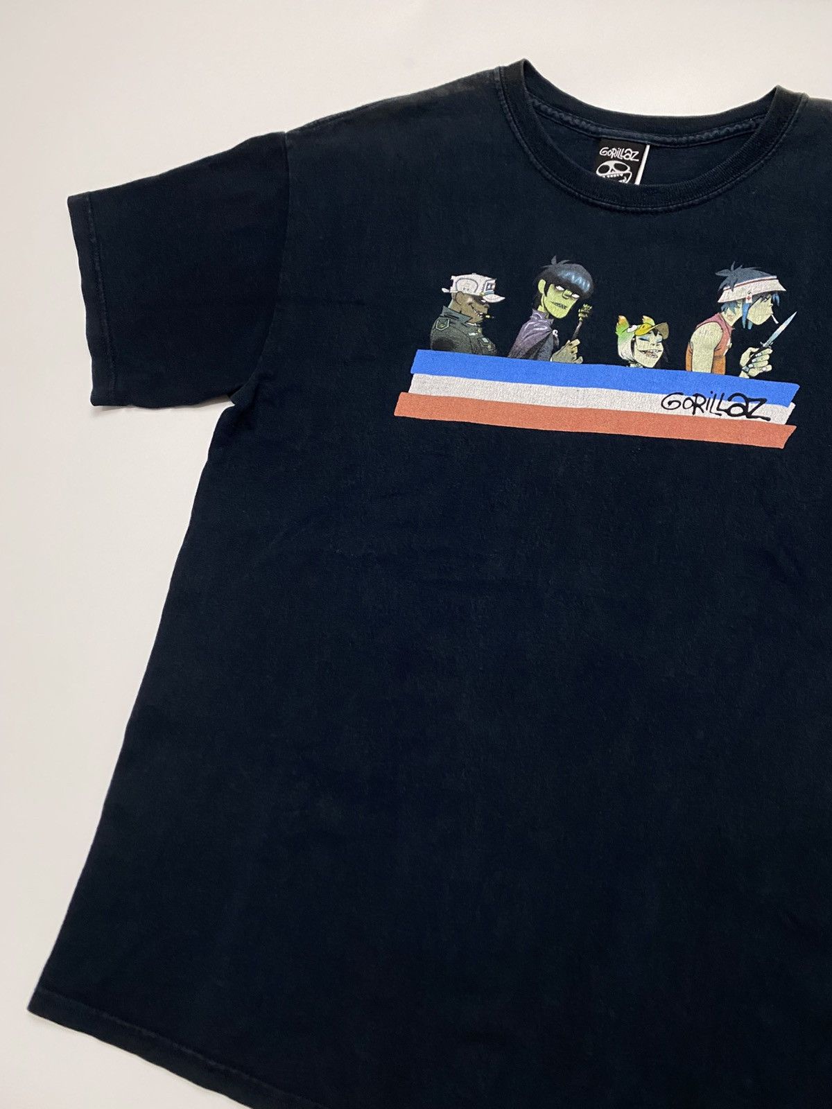 Band Tees Rare Vintage 00s Gorillaz Line up Tee | Grailed