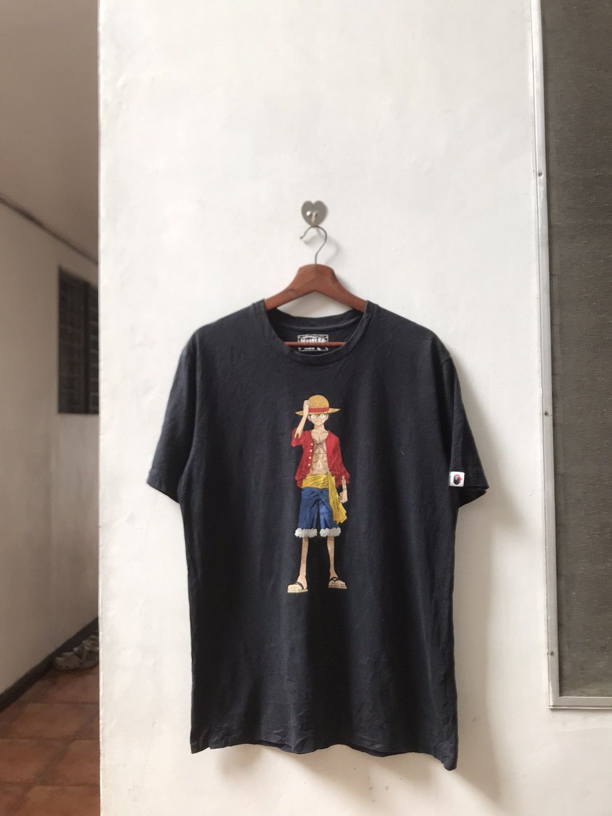 Bape × One Piece Bape Pirate Store One Piece Luffy Tee | Grailed