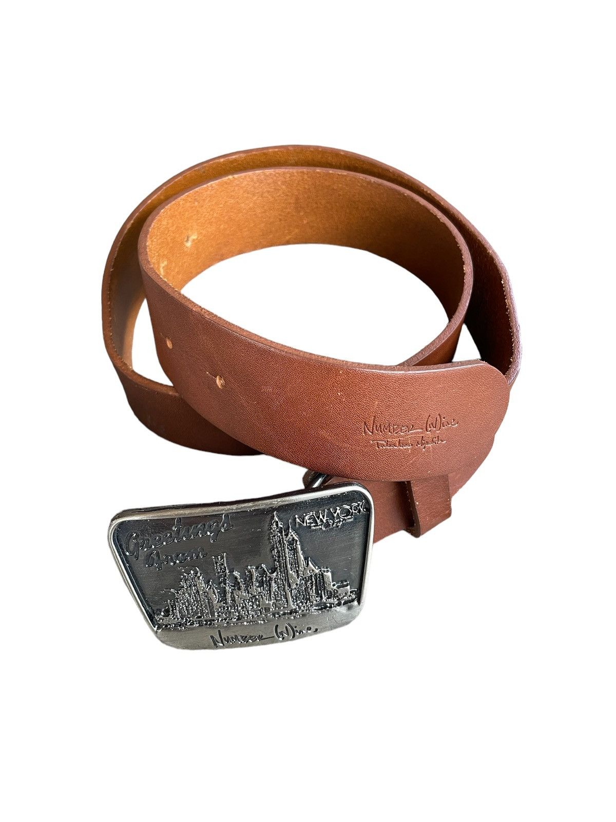 Vintage Number (Nine) Takahiro Miyashita New York Belts | Grailed