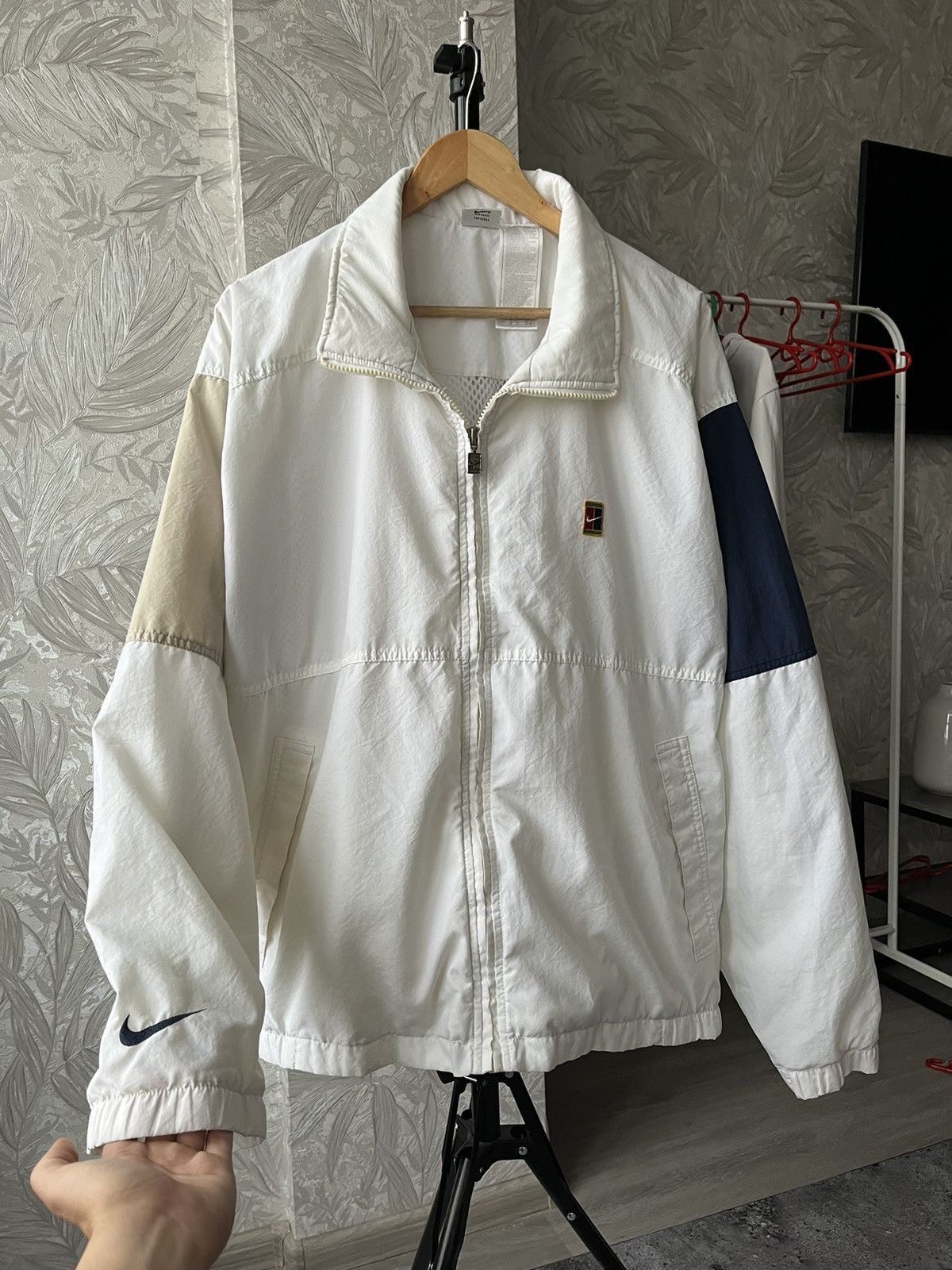 Nike Vintage Nike Court Nylon Light OlympicJacket Windbreaker | Grailed