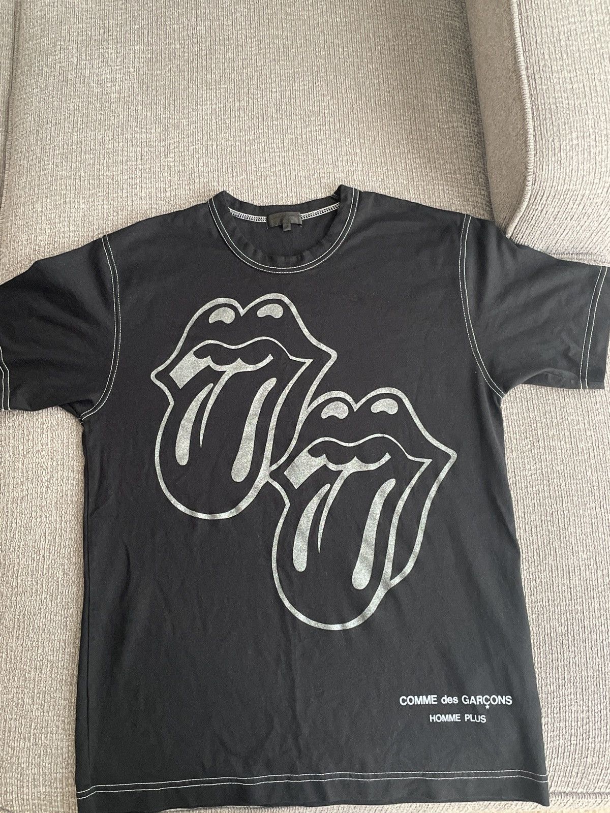 Band Tees × Comme Des Garcons Homme Plus × The Rolling Stones CDG Homme ...