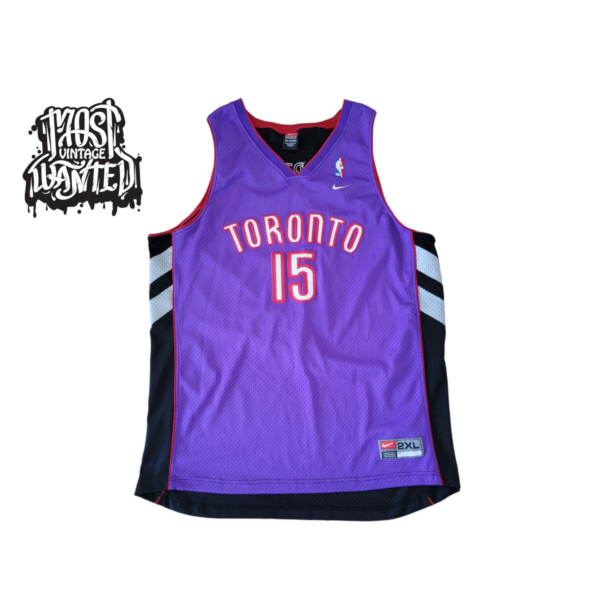 Vintage vintage late 1990s early Y2K Vince Carter Raptors Nike Team ...