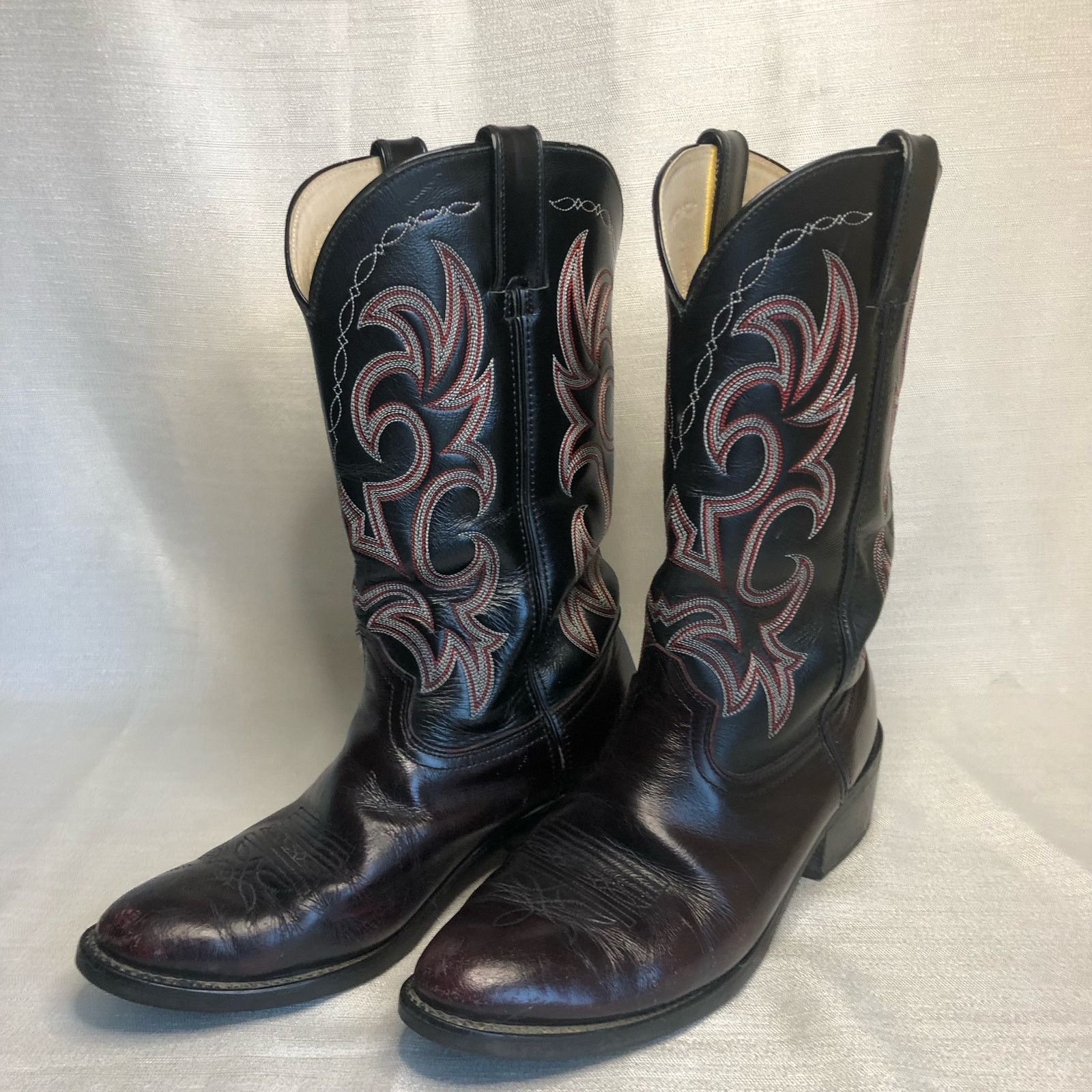 Durango Durango Black/Dark cherry red Cowboy Western Boots | Grailed
