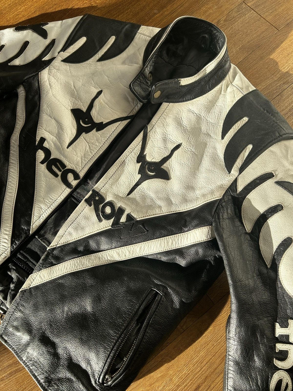 Vintage The Crow Movie Motorcycle Motorbike Leather Jacket | Grailed