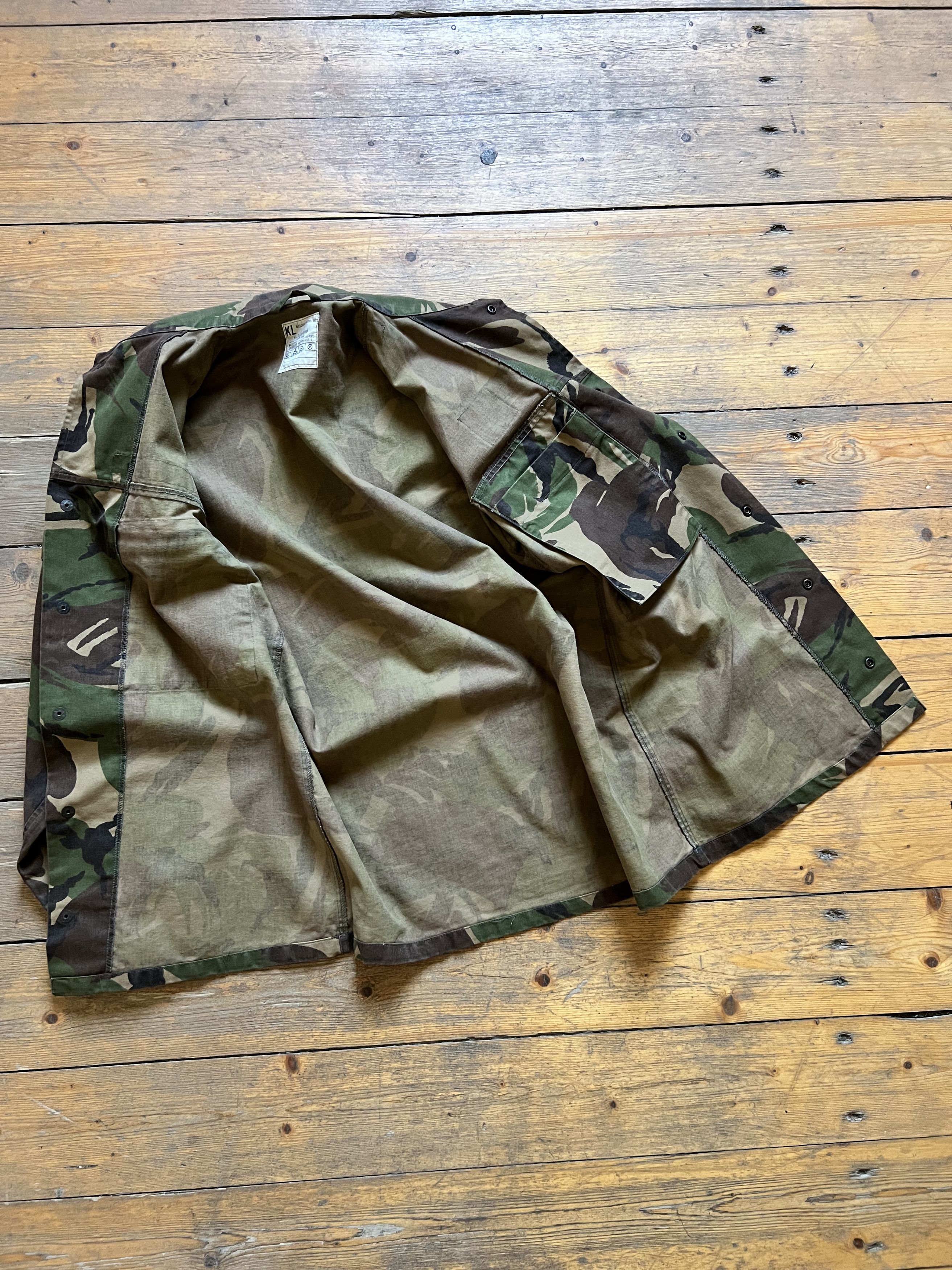 Band Tees × Military The Rolling Stones Vintage Field Dutch Camo Jacket ...