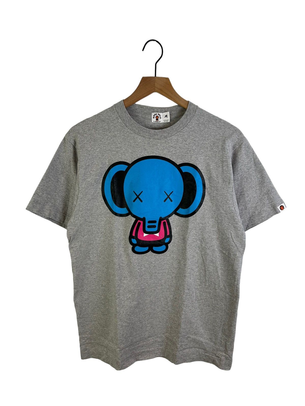 Bape × Kaws OG Bape x Kaws Elephant Print T-Shirts | Grailed
