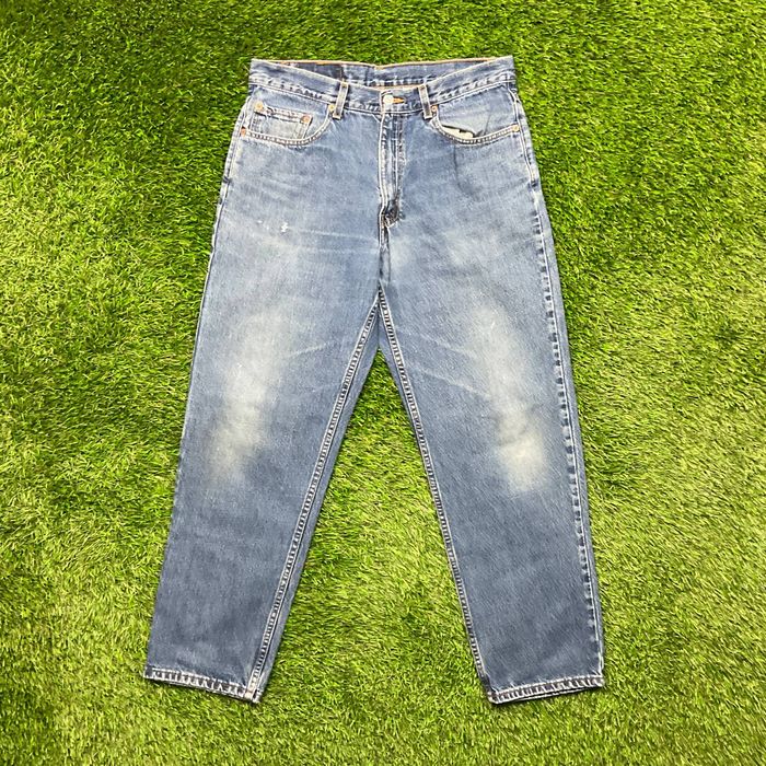 Levi's Vintage Levis 550 Black Batwing Mexico Made Jeans | Grailed