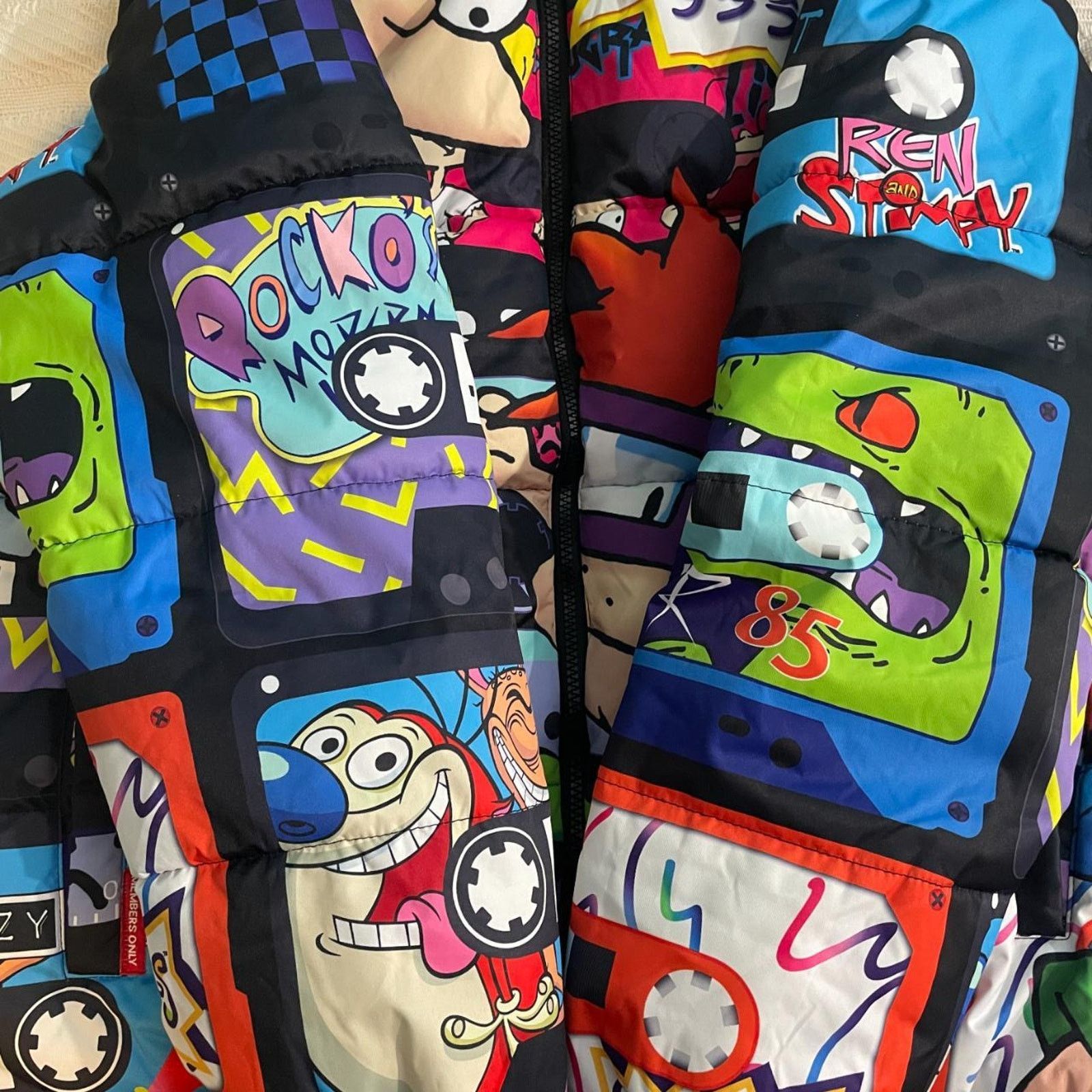 Members Only The Rugrats- Members Only Nickelodeon Puffer Jacket Coat ...