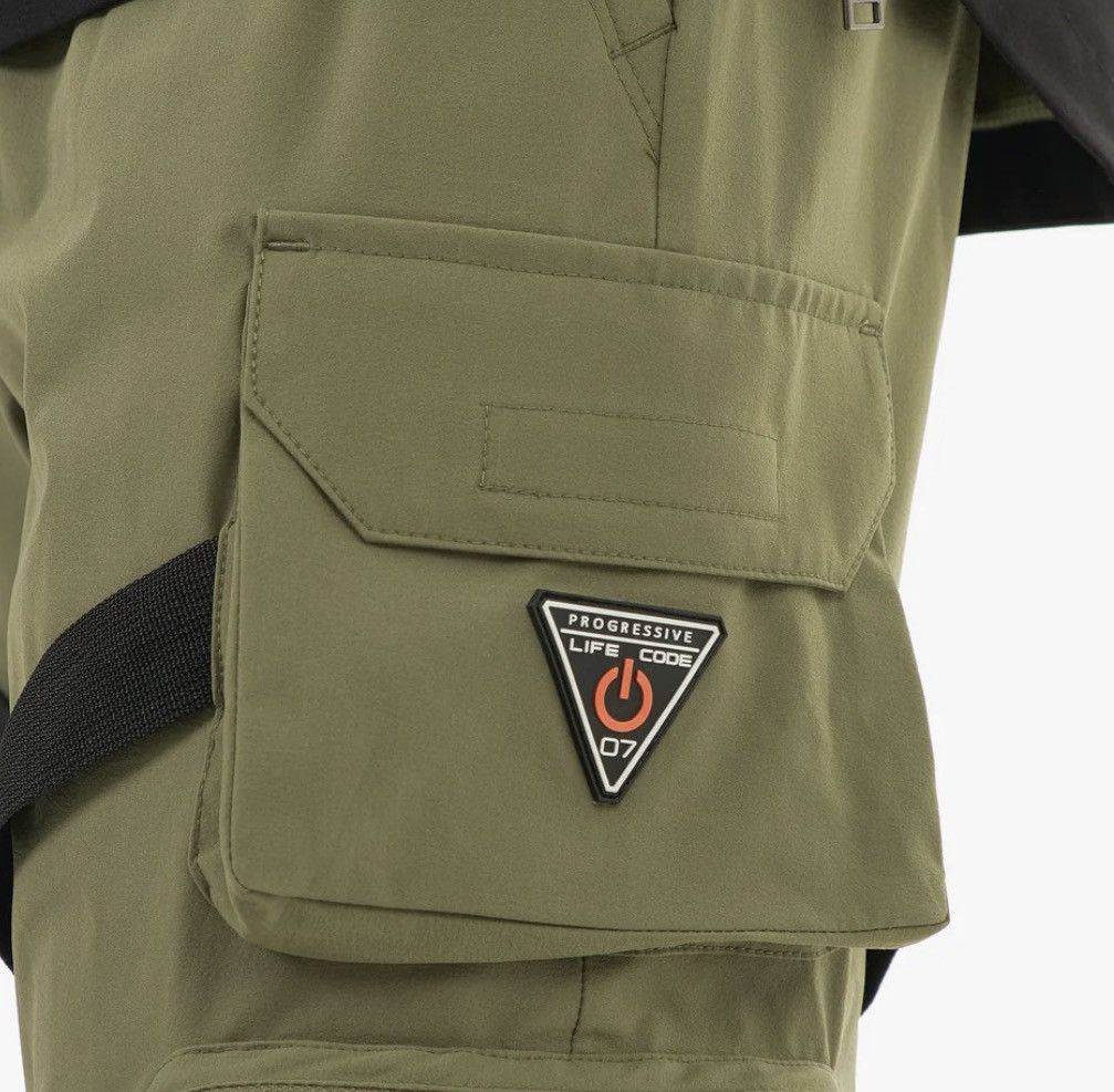 Streetwear × Vintage Small Progressive Life Code Olive Tactical Cargo ...