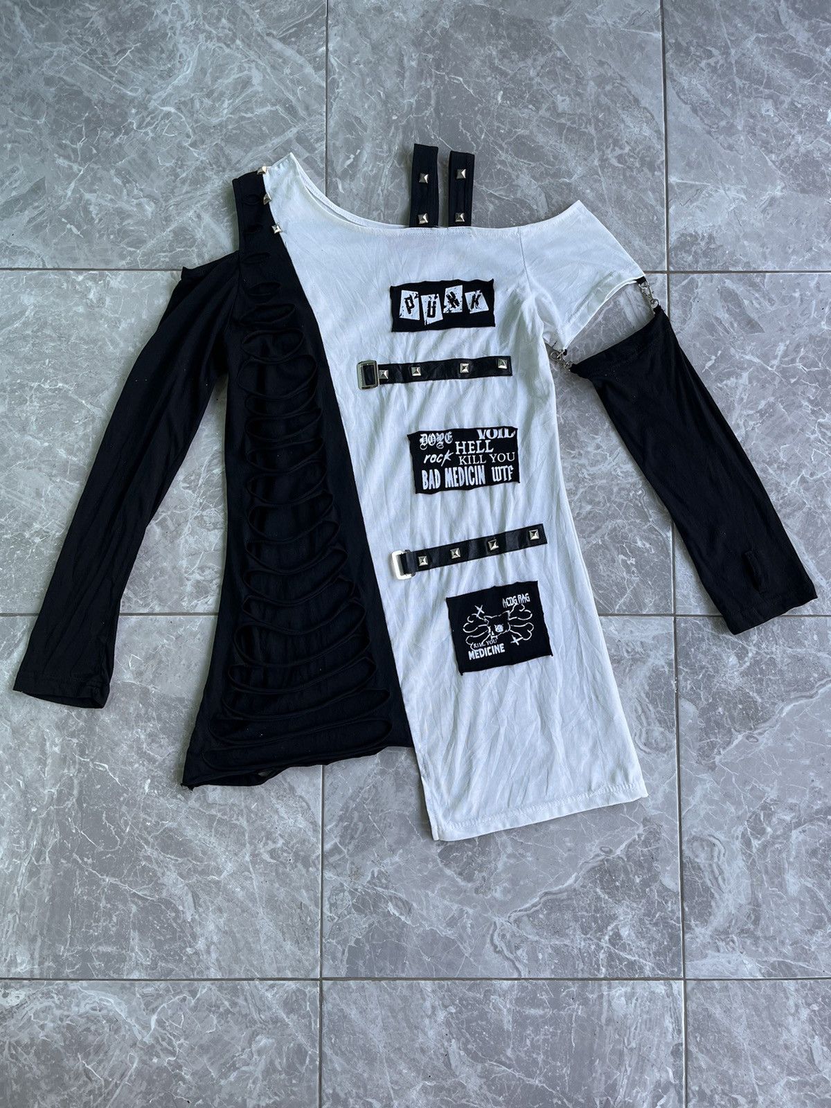 Japanese Brand Acdc Rag Punk Style Longsleeve | Grailed