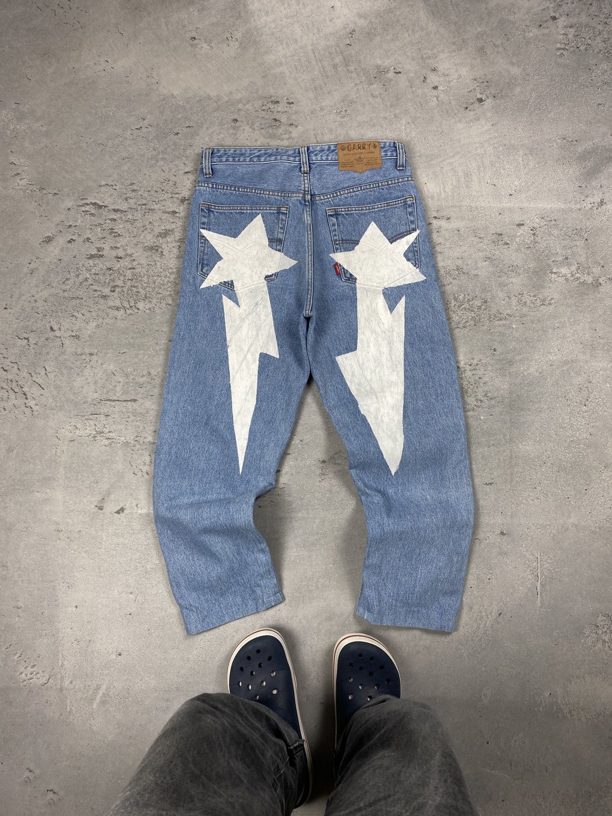 Hype × Streetwear × Vintage Bape Style Y2k Baggy Jeans | Grailed