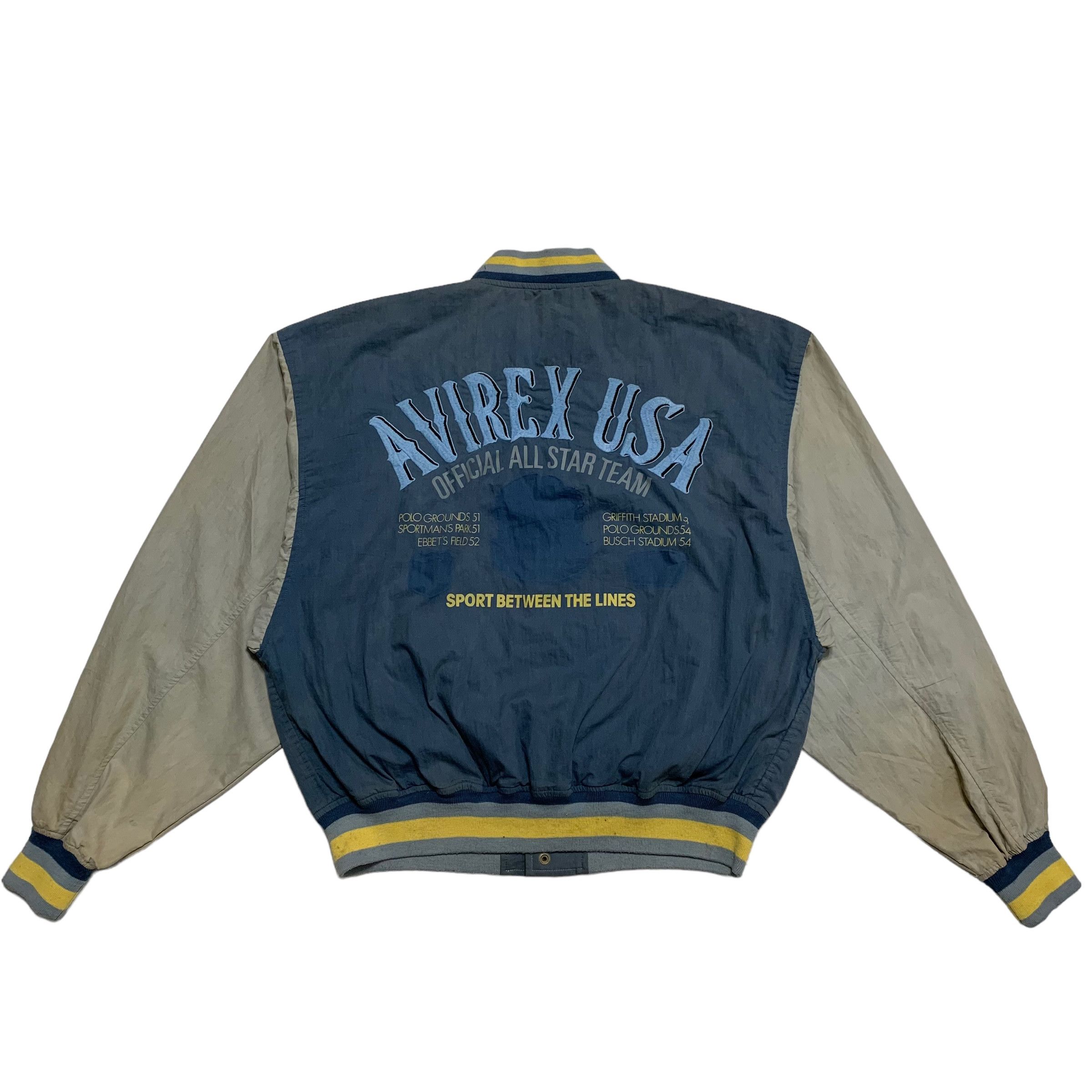 Avirex × Avirex Varsity Jacket × Vintage Vintage 80s Avirex USA All Star Team Varsity Jacket ...