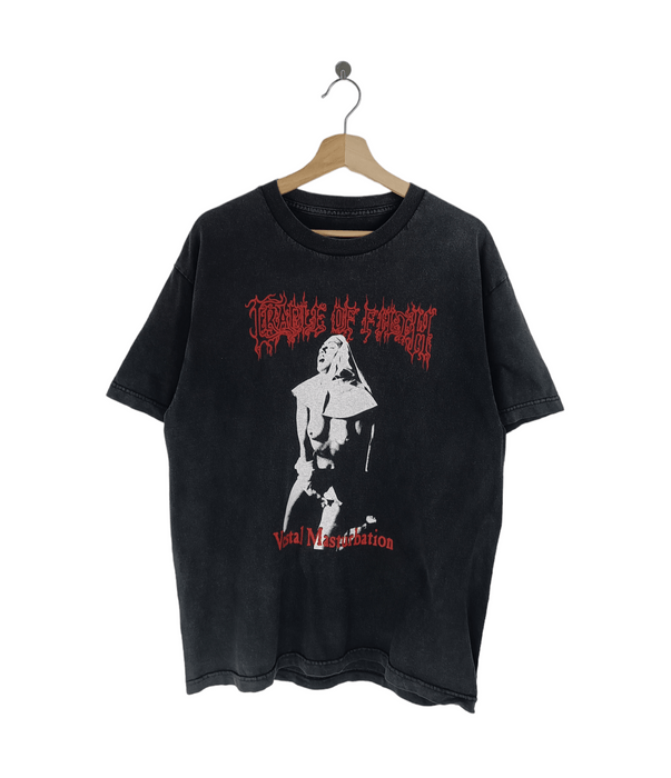 Vintage VINTAGE 2000s CRADLE OF FILTH "VESTAL MASTURBATION" BOOT TEE ...