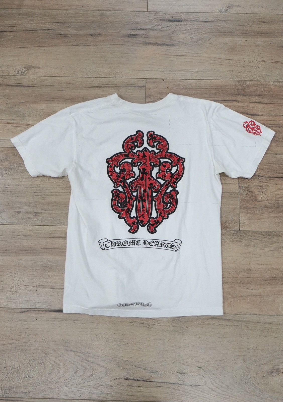 Chrome Hearts Chrome Hearts Red Dagger T-shirt | Grailed