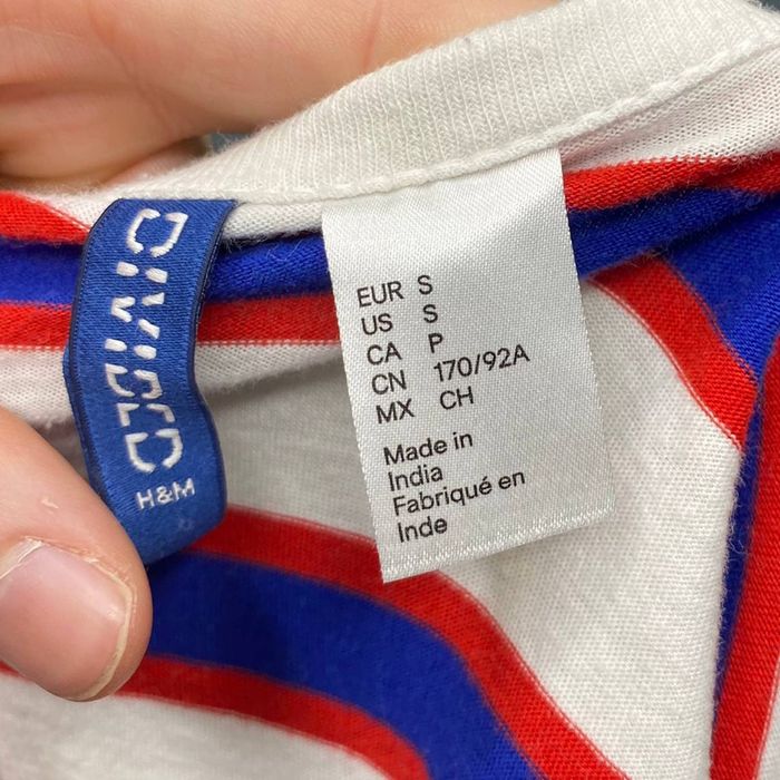 Divided New York Red White Blue Striped Shirt | Grailed