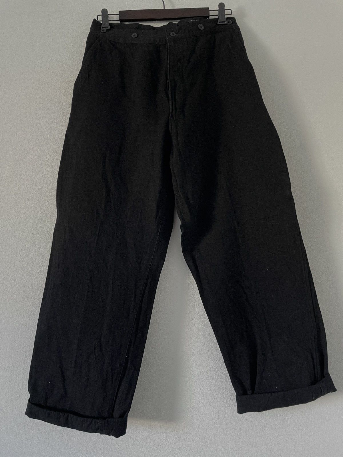 Comoli BLACK DENIM PANTS | Grailed