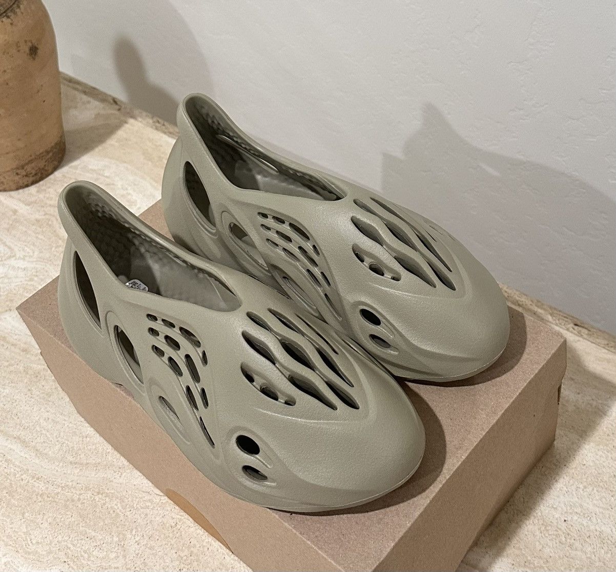 Adidas YZY X ADIDAS FOAM RNNR - Stone Salt | Grailed