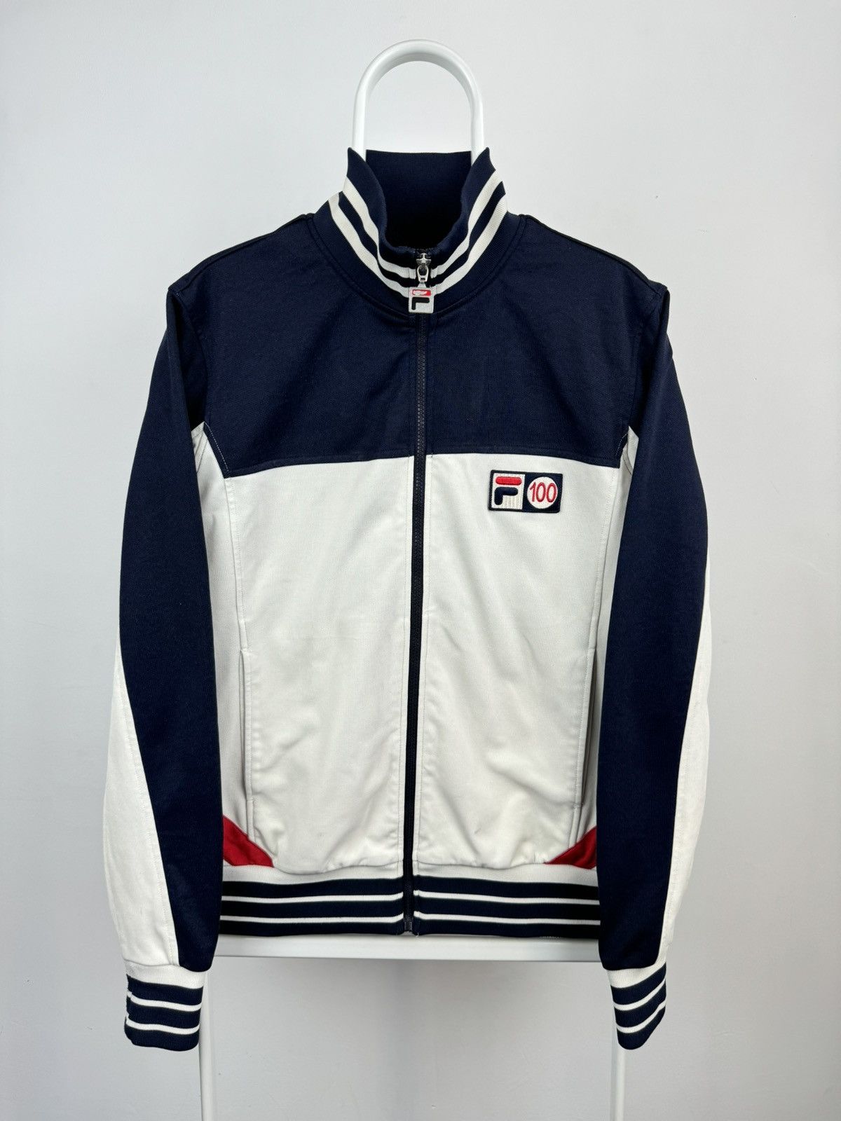 Fila Vintage Fila 100 White Line Track Top Jacket | Grailed