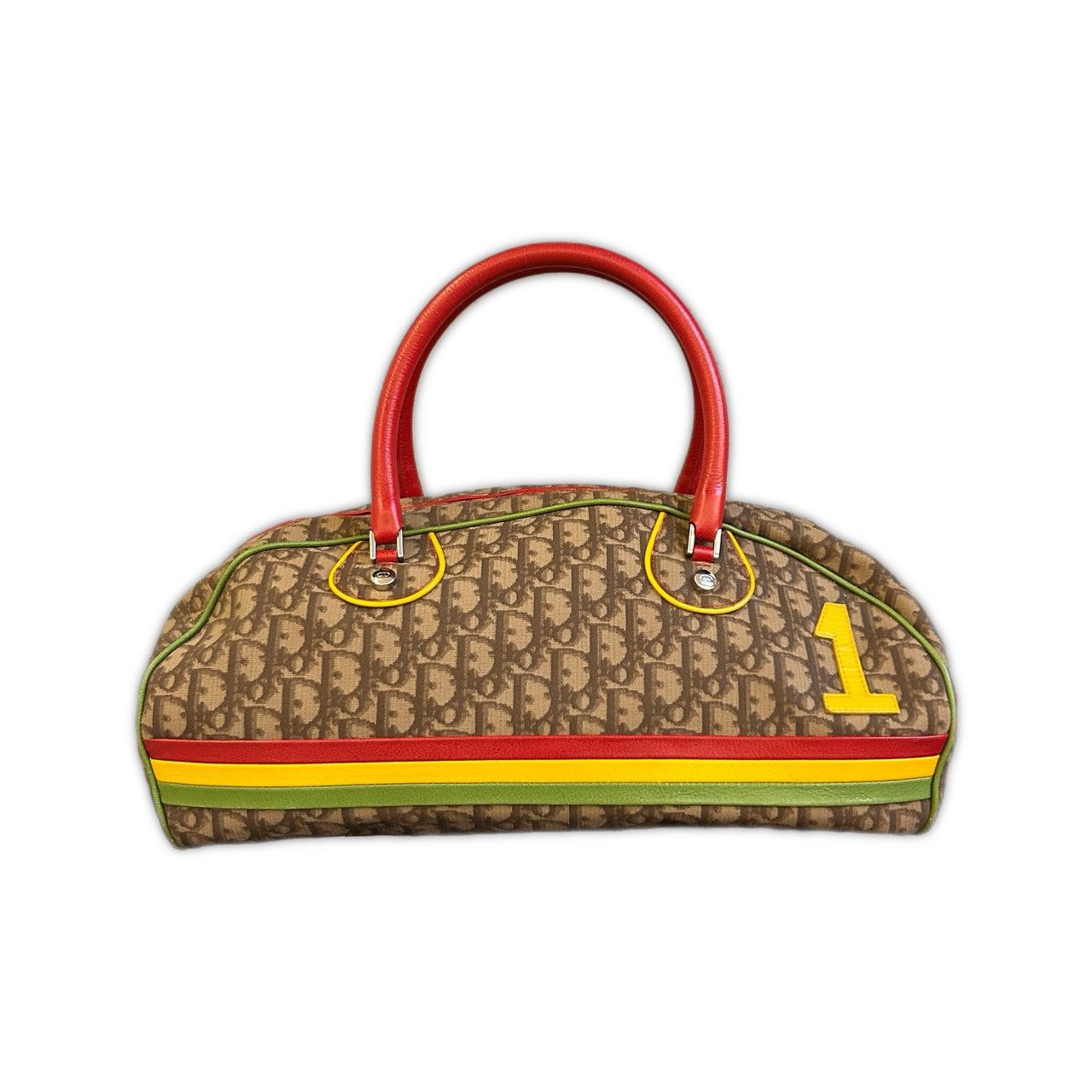 Dior Vintage Christian Dior Rasta Boston Bag | Grailed