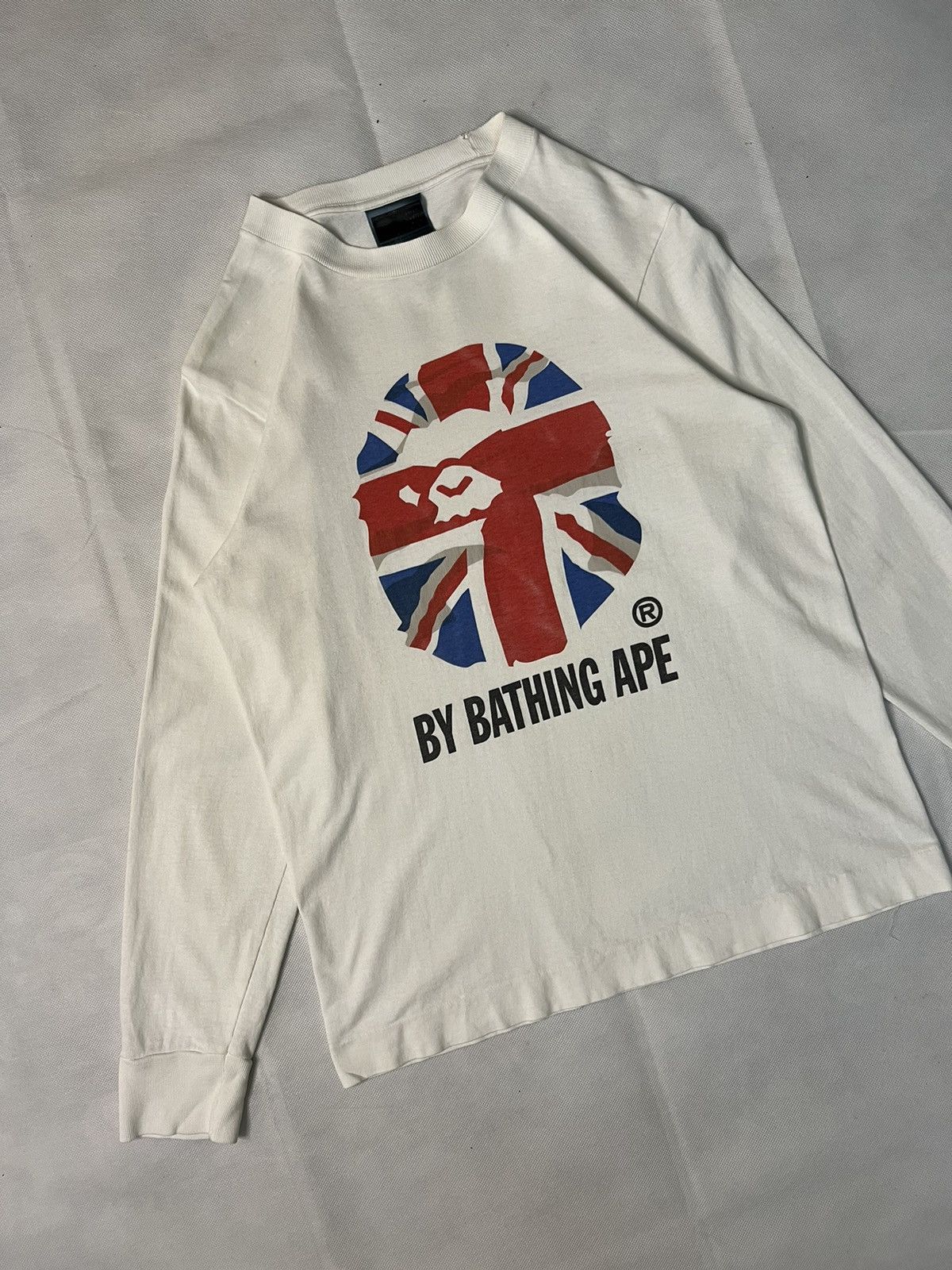 Bape Union Jack Long Sleeve Tee | Grailed
