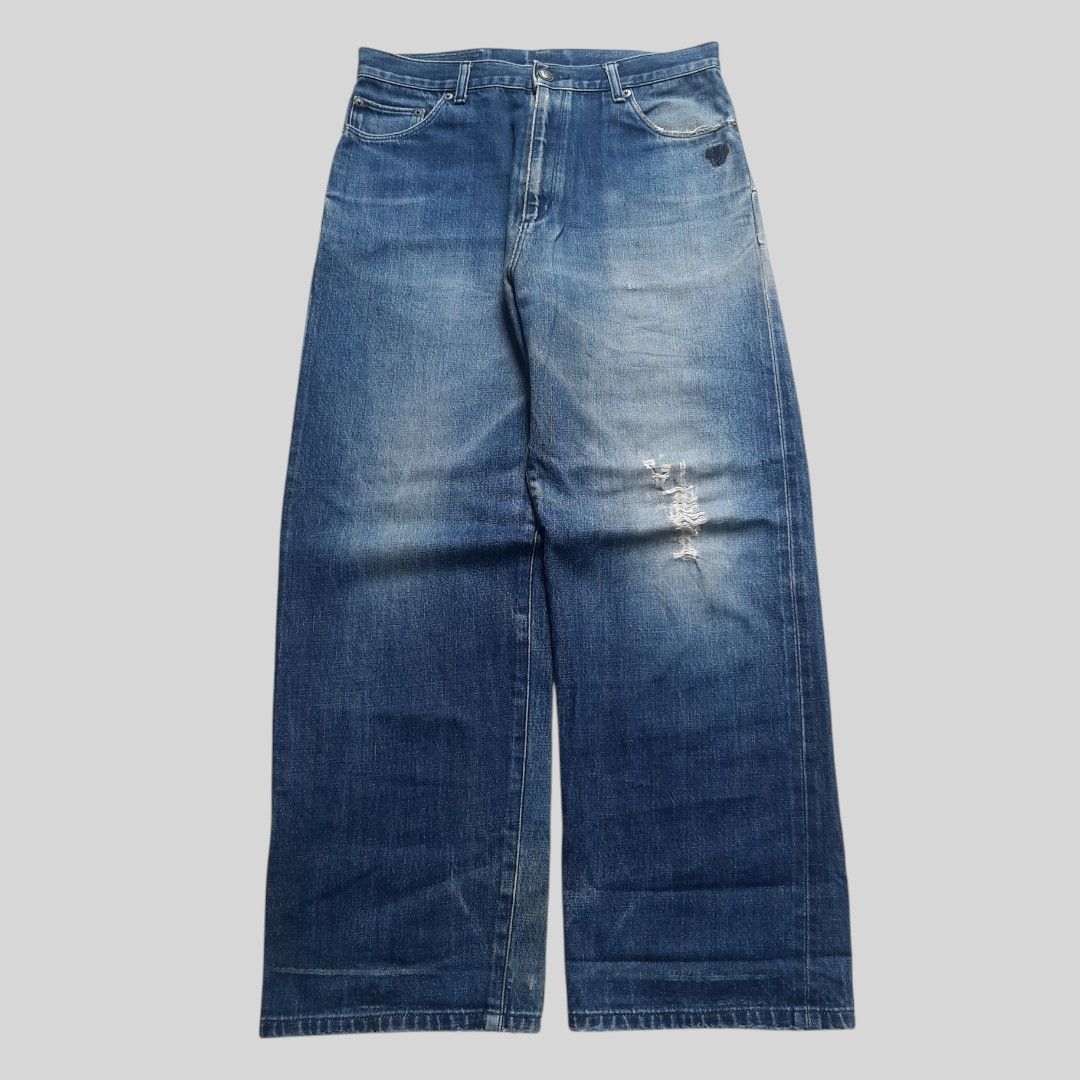 Wtaps Wtaps "old dirty" trashed selvedge jeans | Grailed