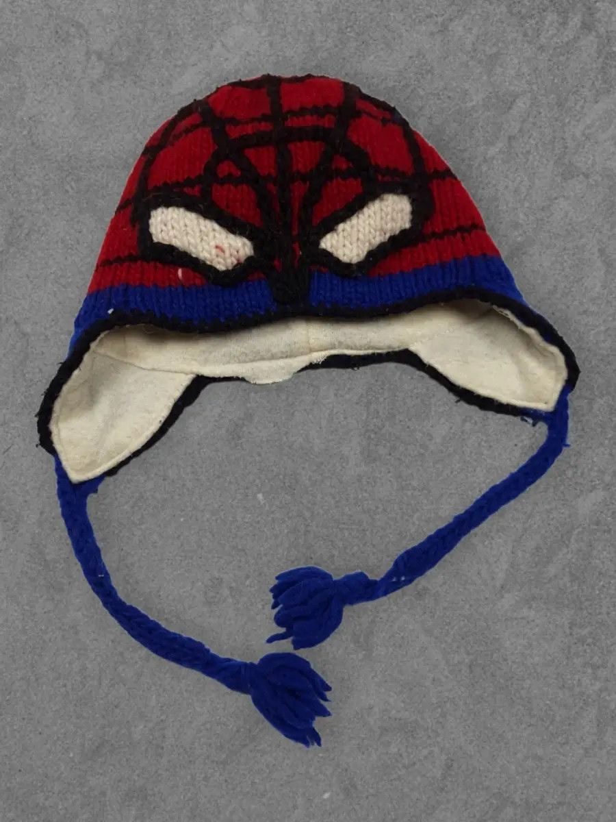 Hype Y2K Hype Handmade Knitted Spider Man Ushanka Hat | Grailed