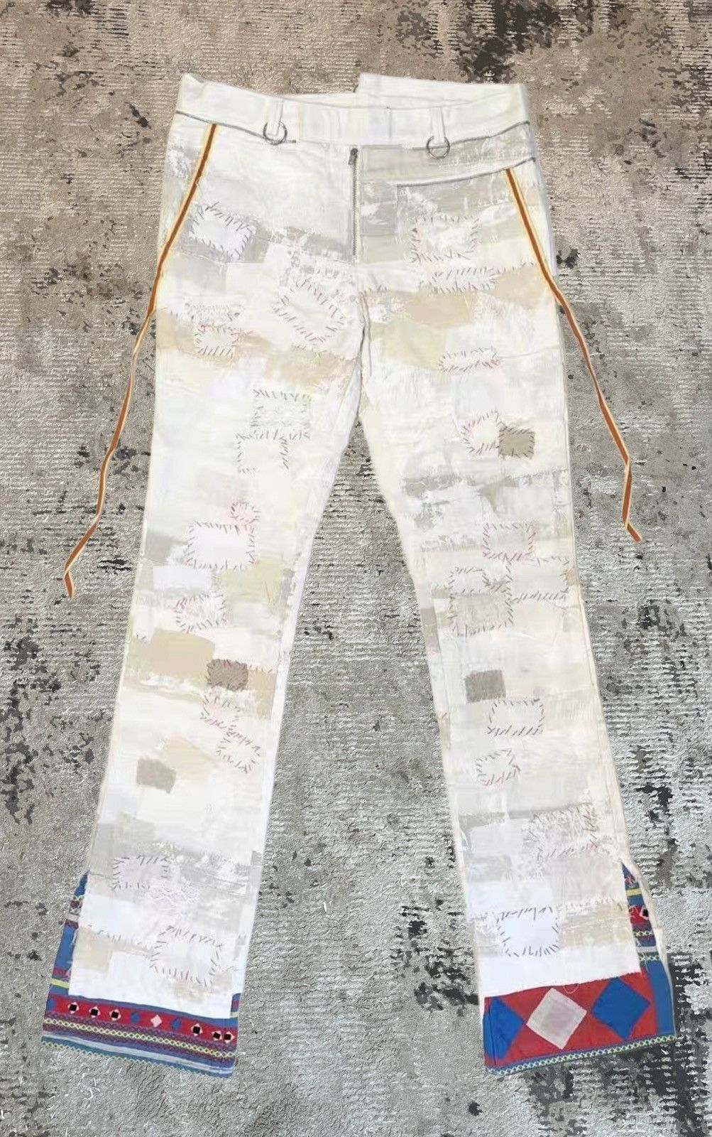 Undercover Undercover Scab Crust Ethnic Patchwork Pants from SS03 Scab ...
