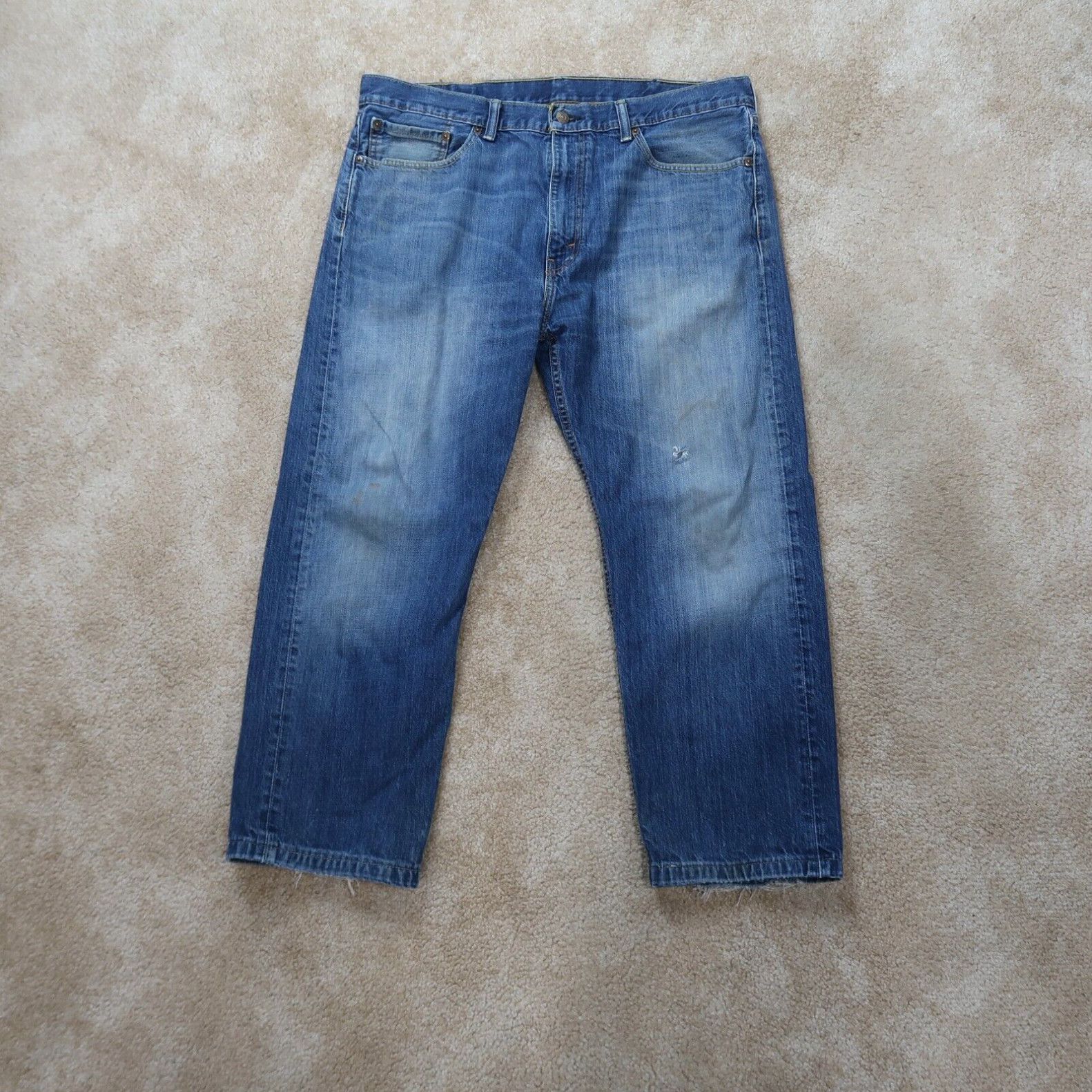 Levi's Levi's 505 Regular Fit Straight Leg Jeans Men's 38x32 (38x27 ...