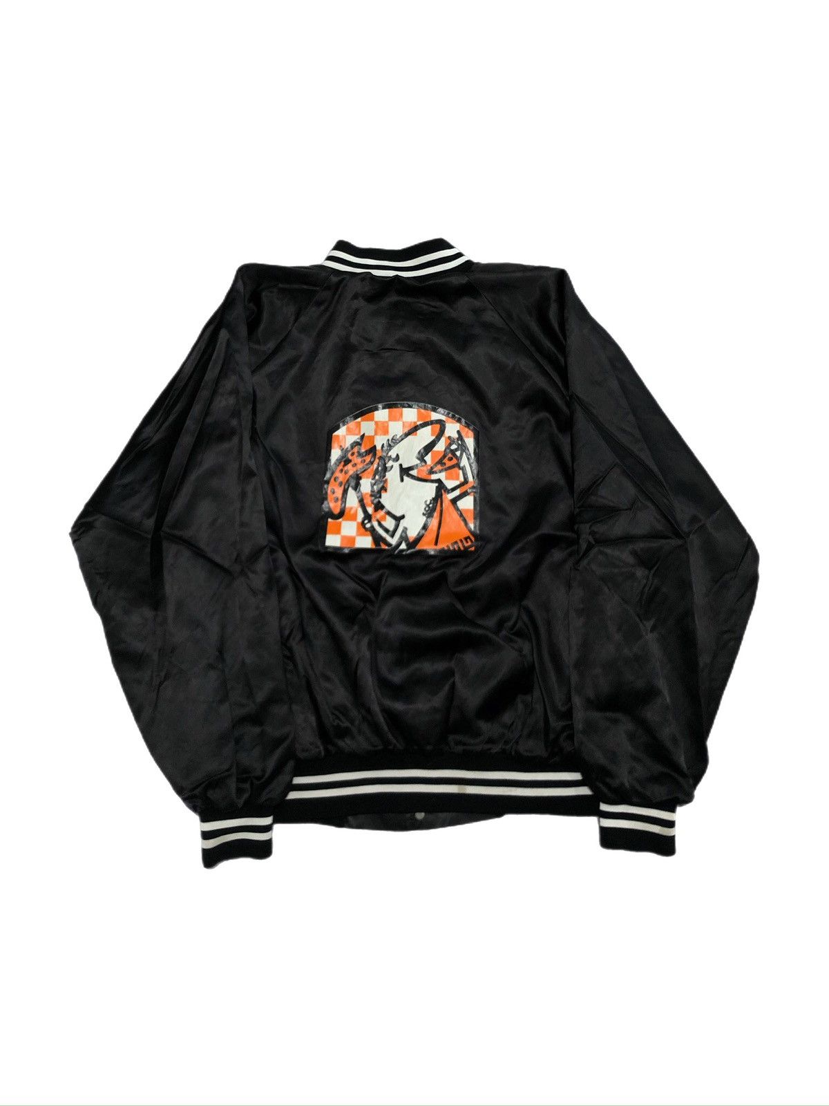 Vintage 90s Little Caesars Pizza Delivery Satin Jacket | Grailed