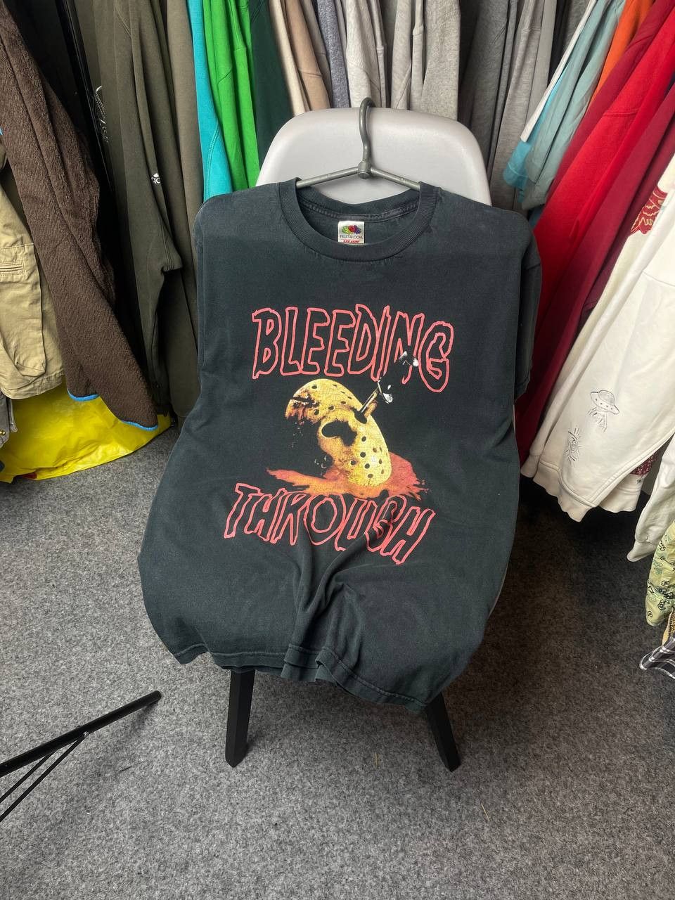 Band Tees × Vintage VINTAGE THRASHED BLEEDING THROUGH TOUR VERY RARE ...