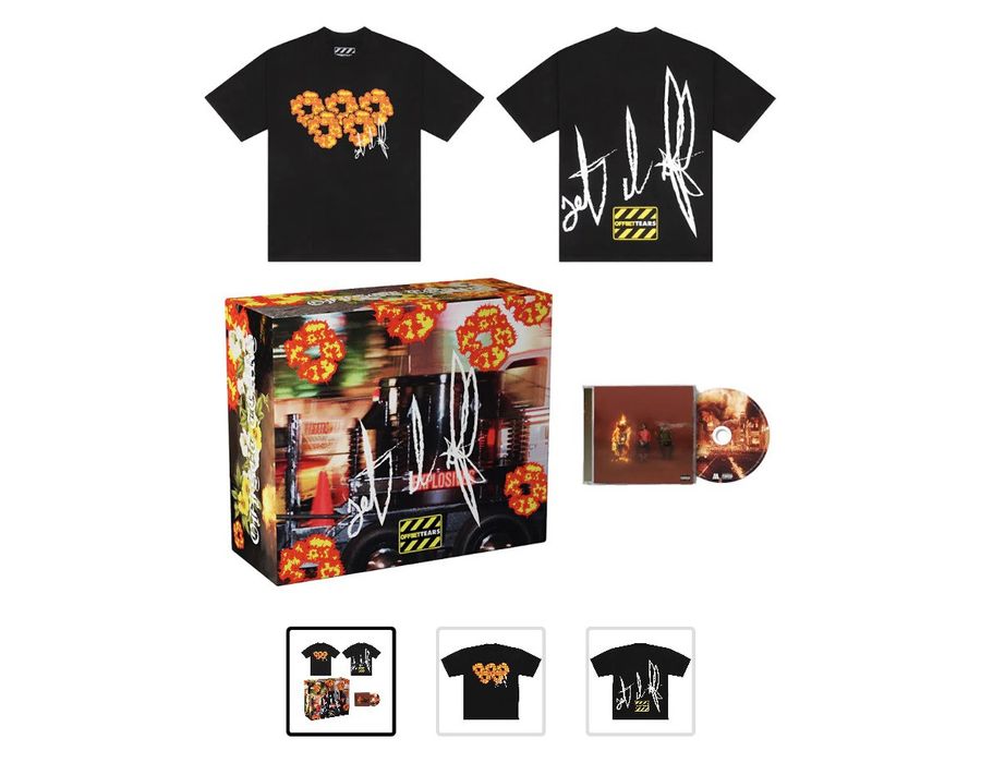 DENIM TEARS Offset Tears Denim Tears Box Set 3 TEE + CD + BOX XXL | Grailed